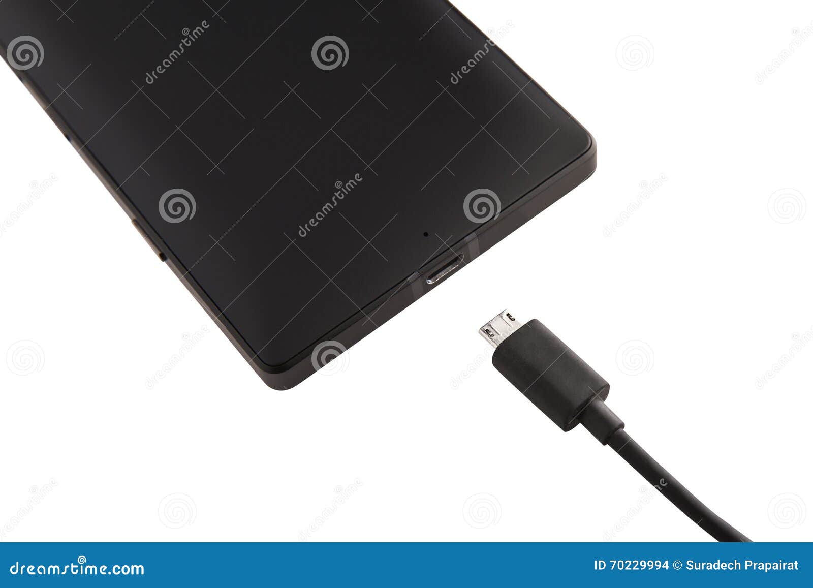 USB cable for smartphone stock photo. Image of charger - 70229994