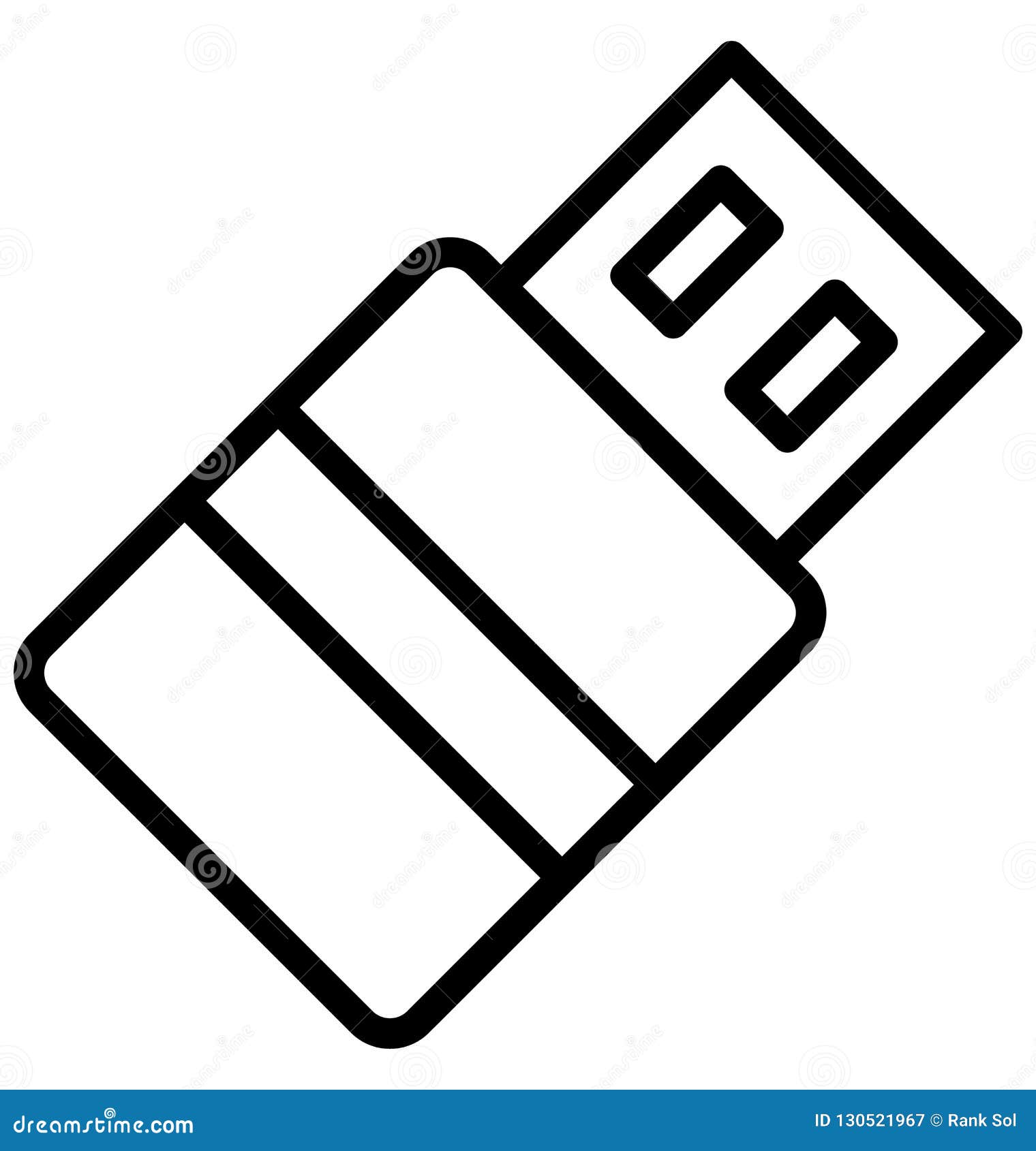 Usb Cable, Usb Cord, Isolated Vector Icon That Can Be Easily Edited In ...