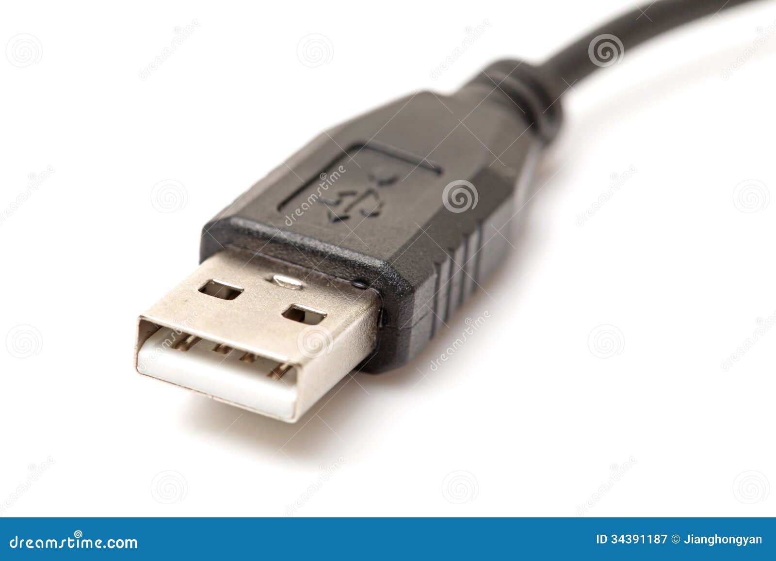 USB cable stock image. Image of internet, interconnect - 34391187