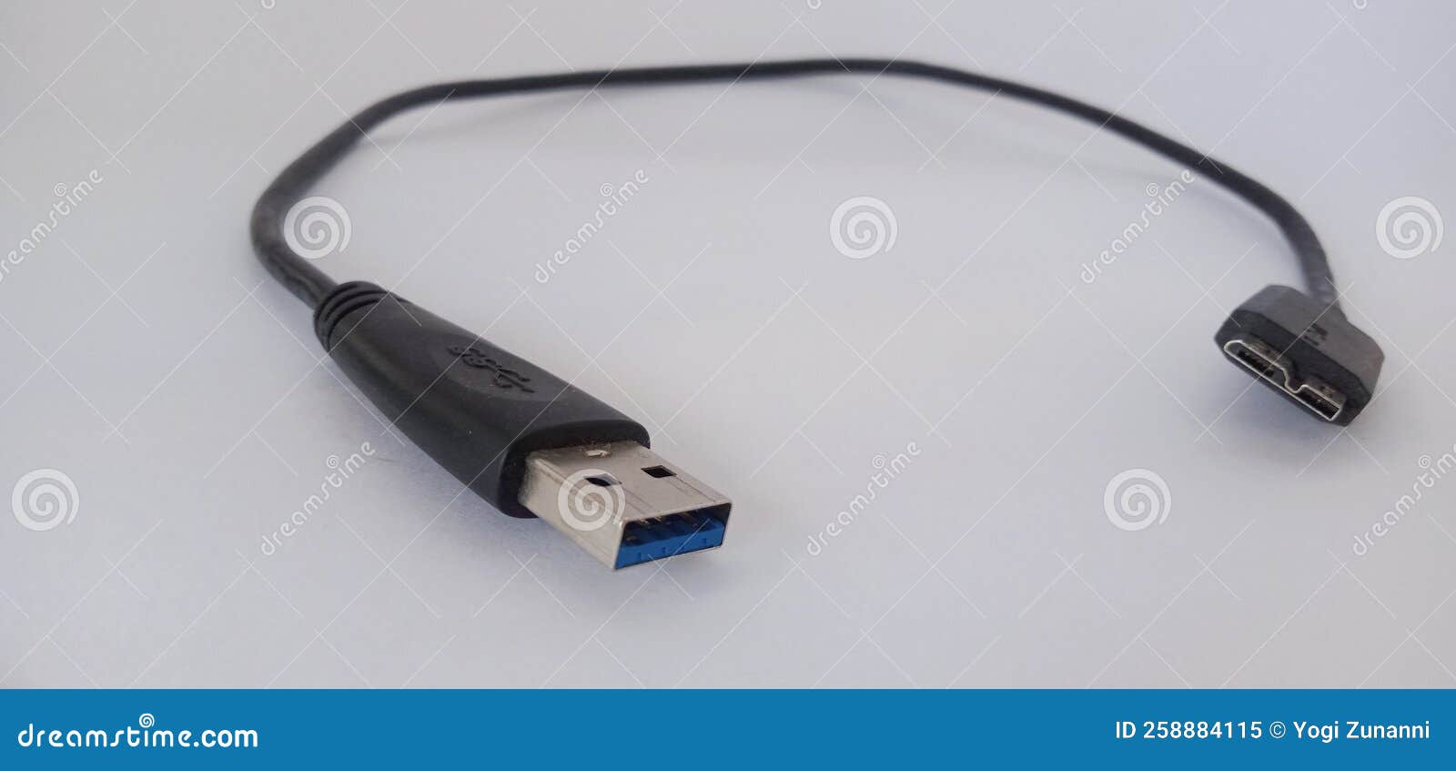 USB Cable on White Background Stock Image - Image of weapon, connect ...