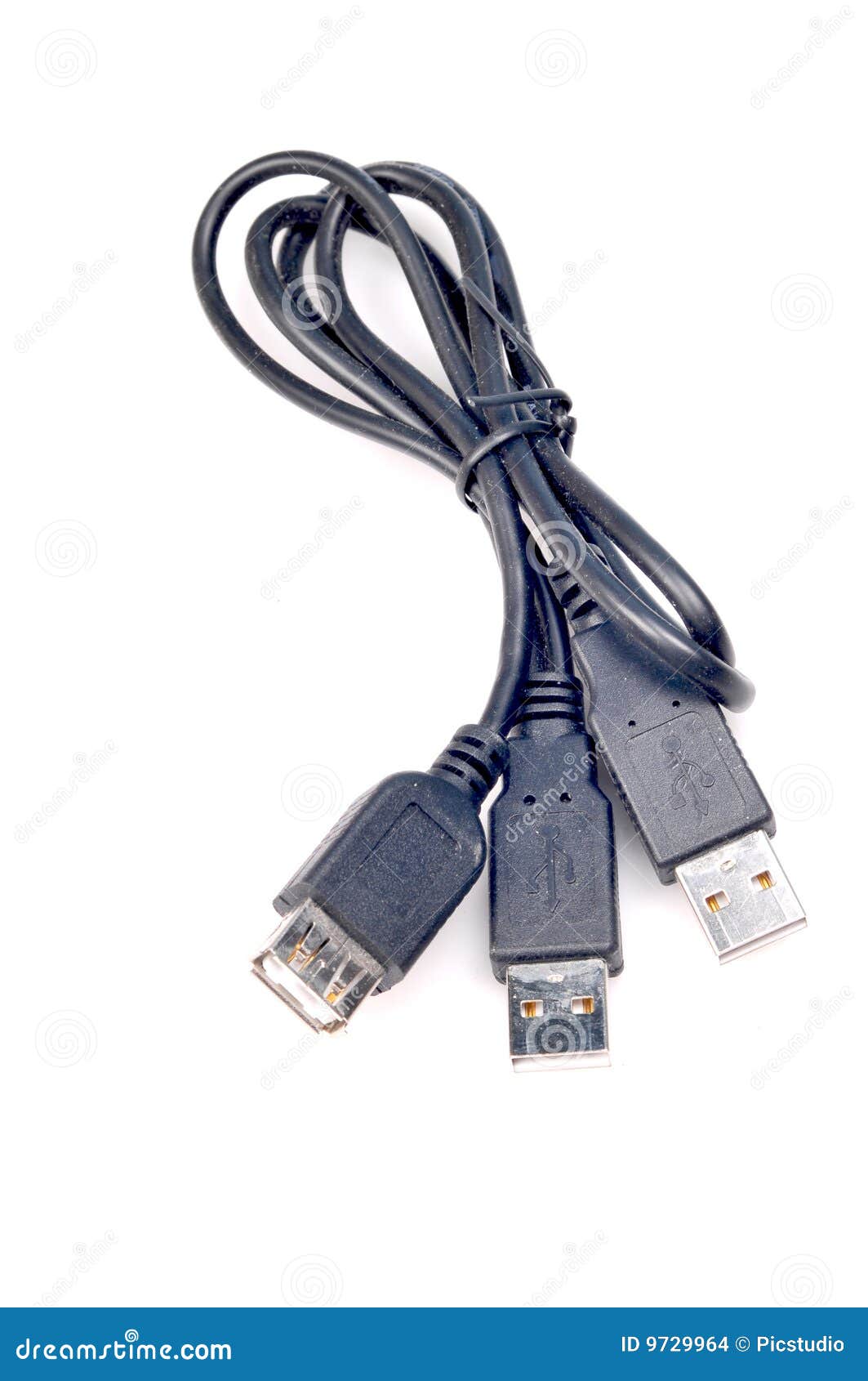 Usb cables stock photo. Image of equipment, access, steel - 9729964