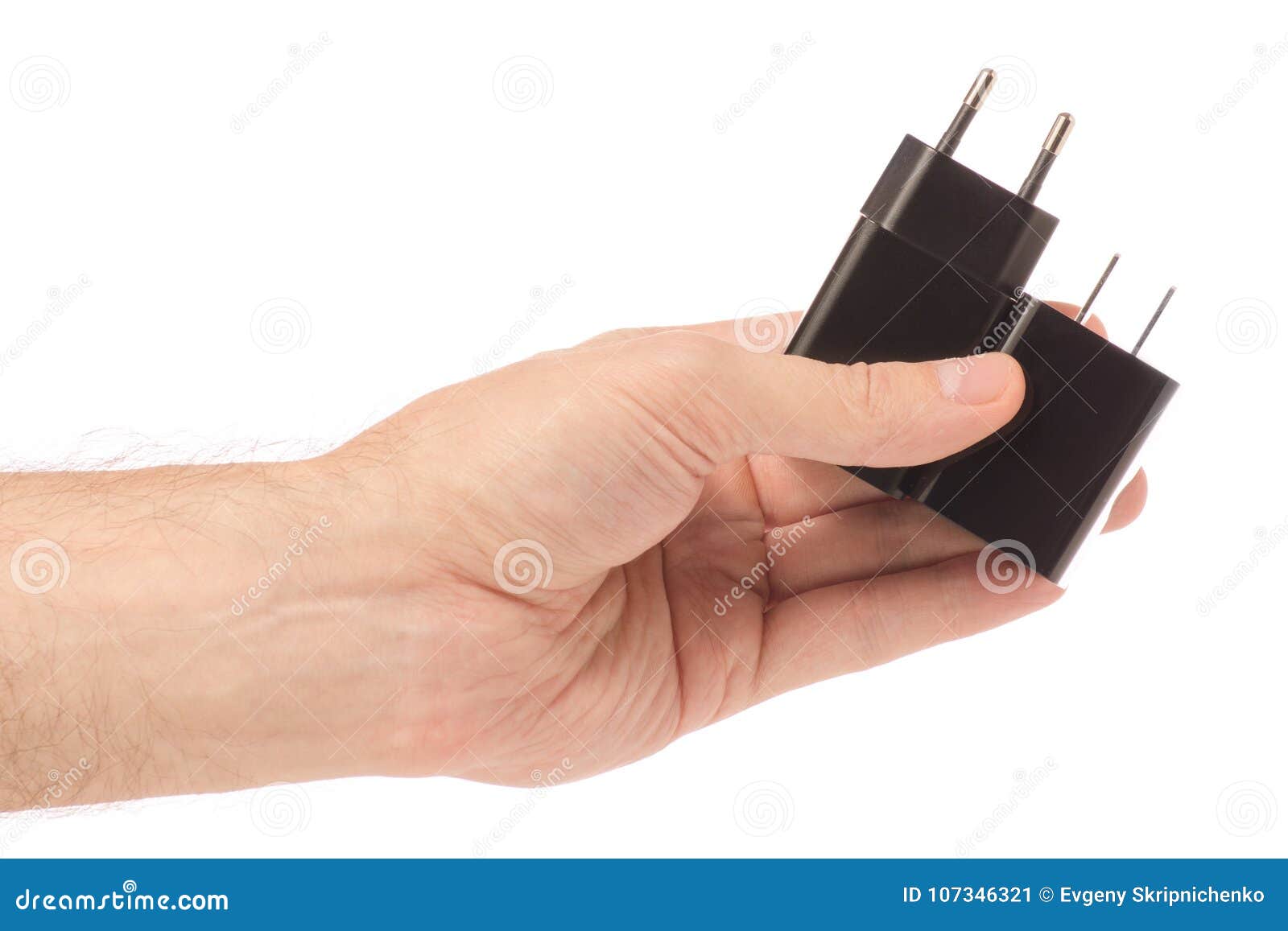 Usb charging in hand stock image. Image of design, mobile - 107346321