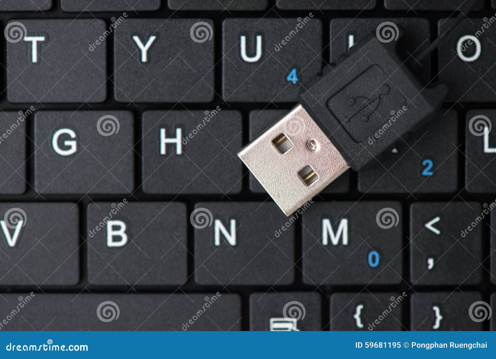 USB Computer Keyboard stock image. Image of button, personal - 59681195