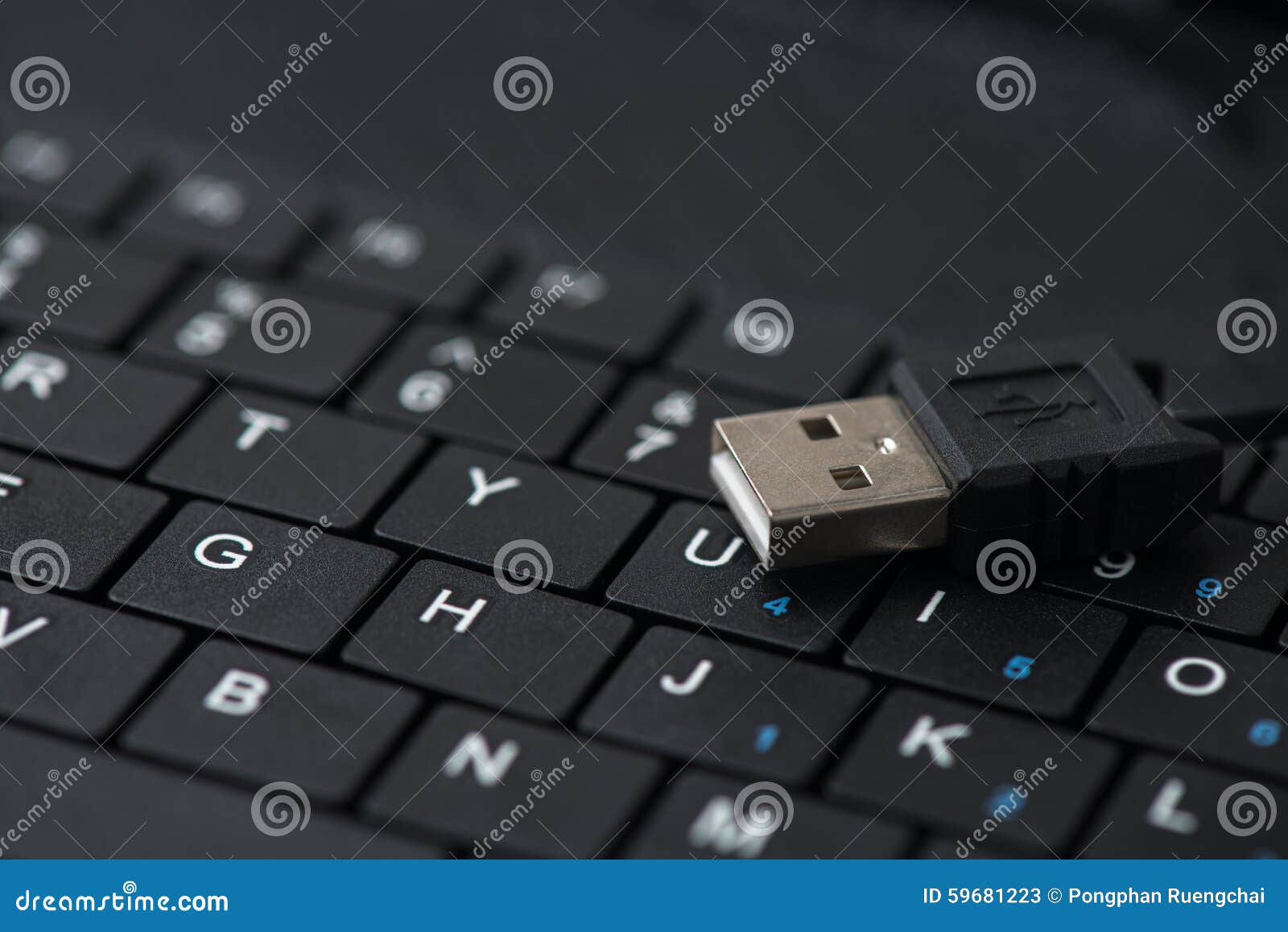 USB Computer Keyboard stock image. Image of equipment - 59681223