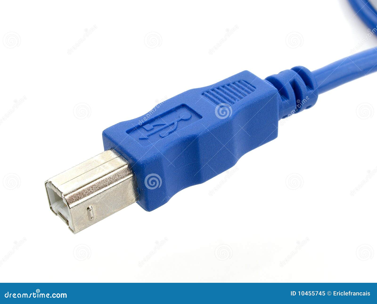 USB connector stock image. Image of background, blue - 10455745