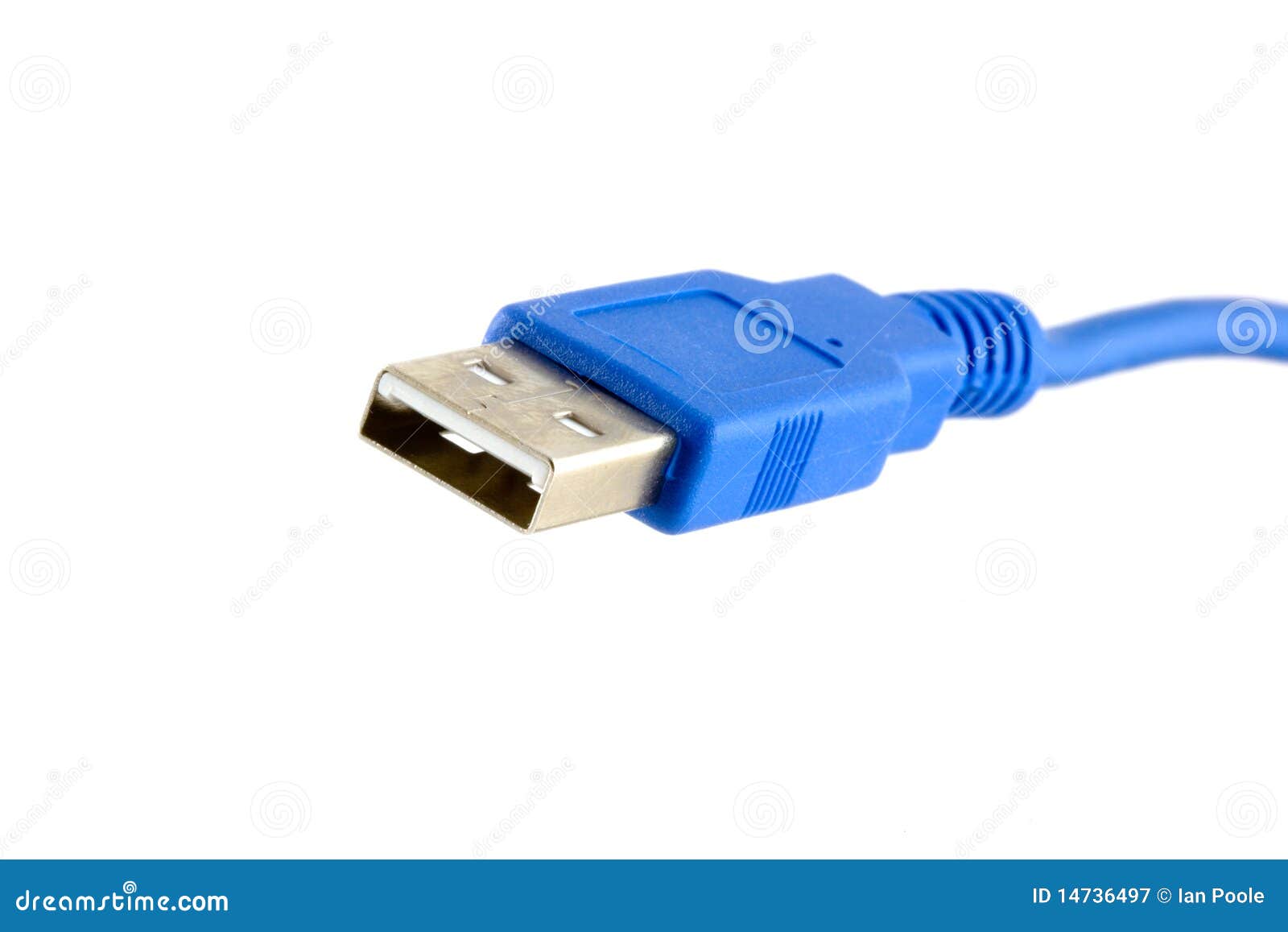 USB Connector and Cable stock image. Image of hardware - 14736497