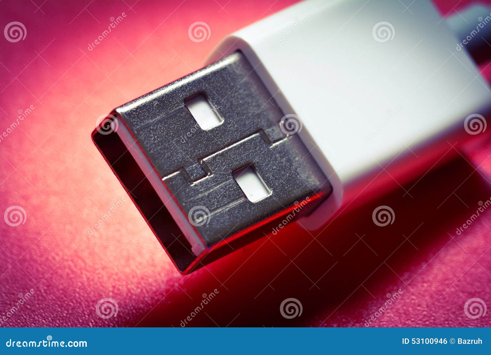 USB connector for PC stock photo. Image of electricity - 53100946