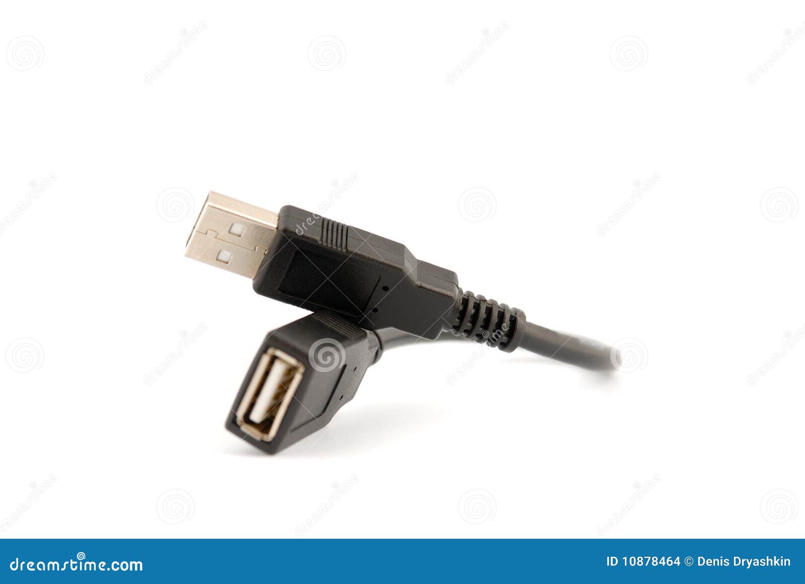 USB connectors, cable. stock photo. Image of equipment - 10878464