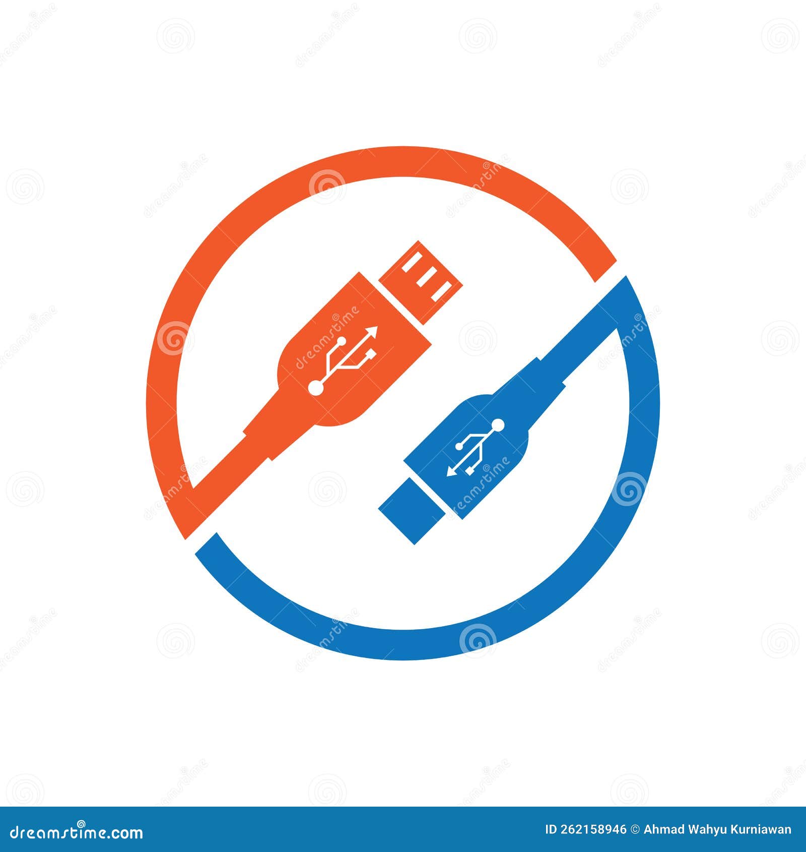 USB Data Transfer,cable Icon Stock Vector - Illustration of jack, fast ...