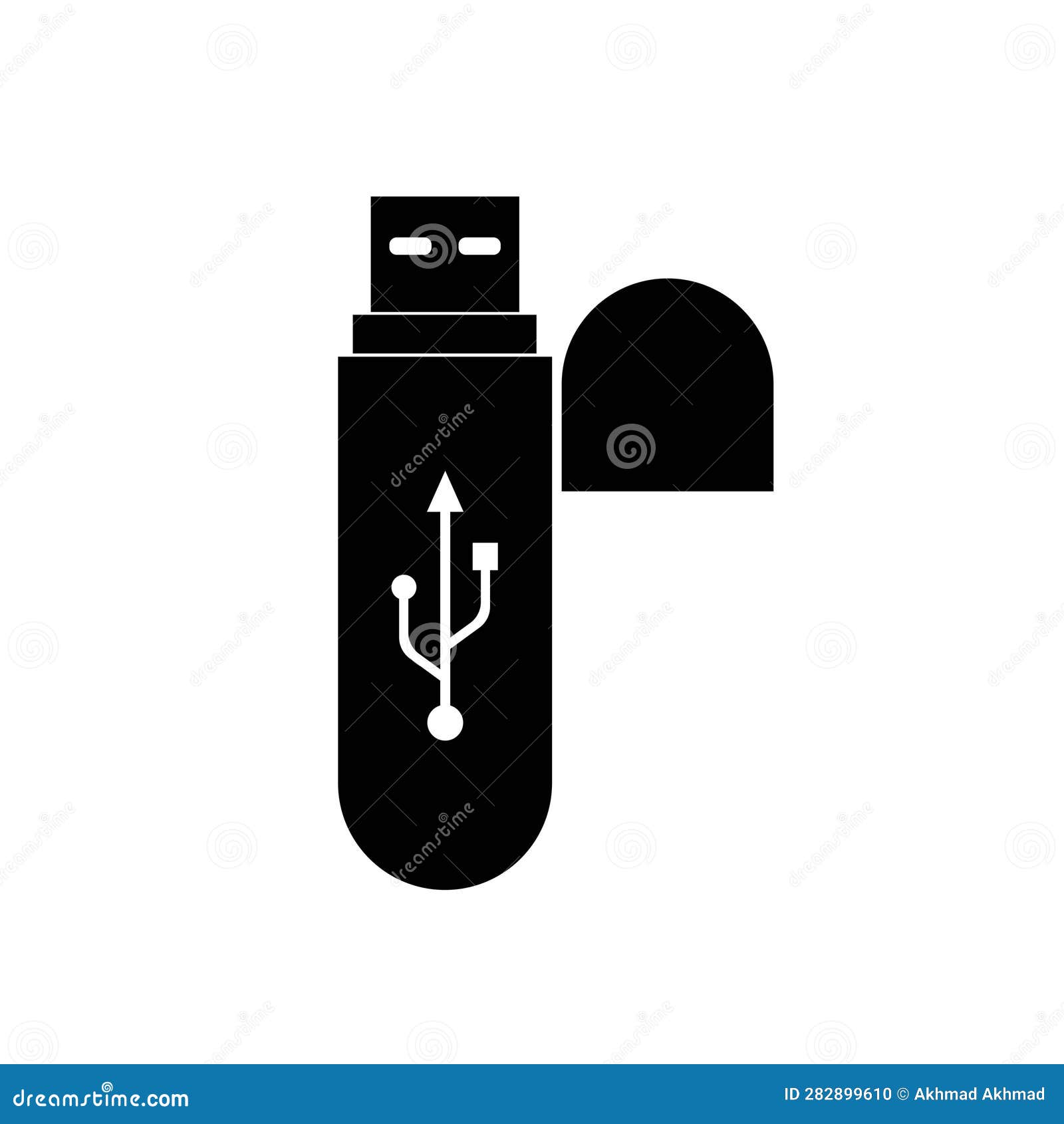 USB data transfer logo stock vector. Illustration of background - 282899610