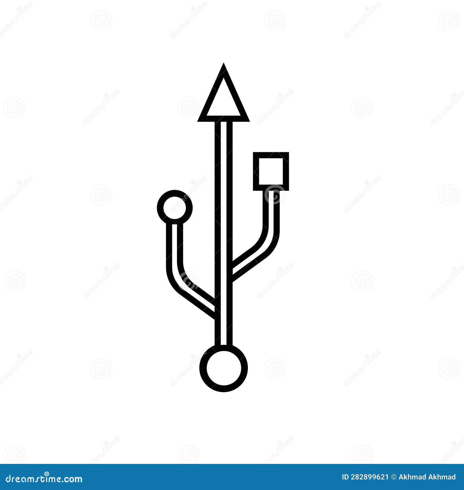 USB data transfer logo stock vector. Illustration of flash - 282899621