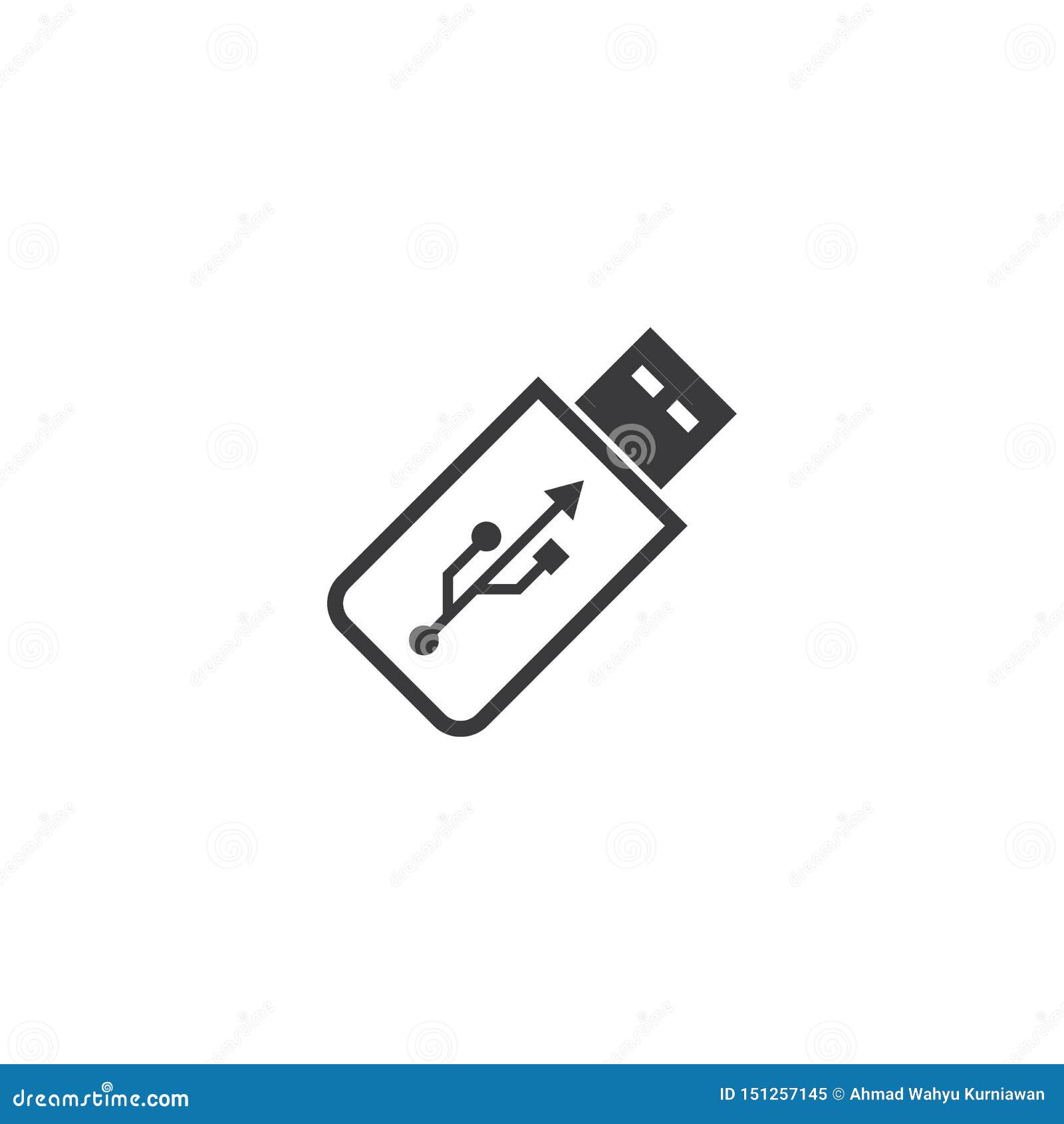 USB Data Transfer Logo Vector Stock Vector - Illustration of plug ...