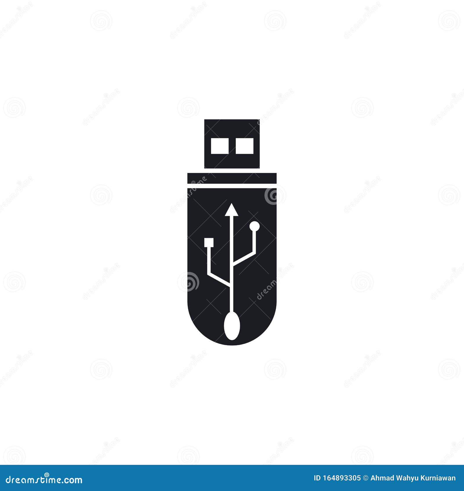 USB data transfer stock vector. Illustration of vector - 164893305