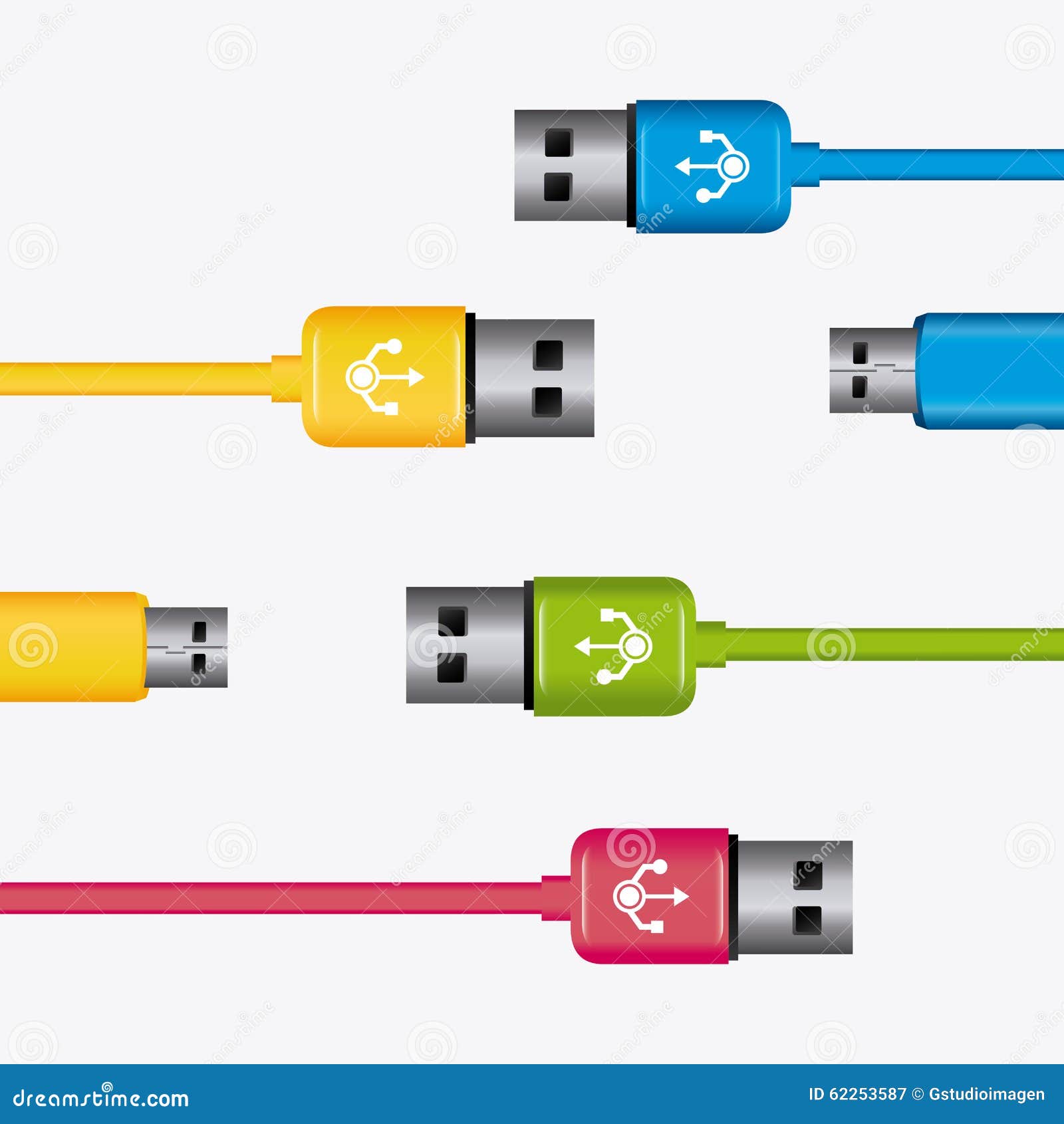 USB design. stock illustration. Illustration of computer - 62253587