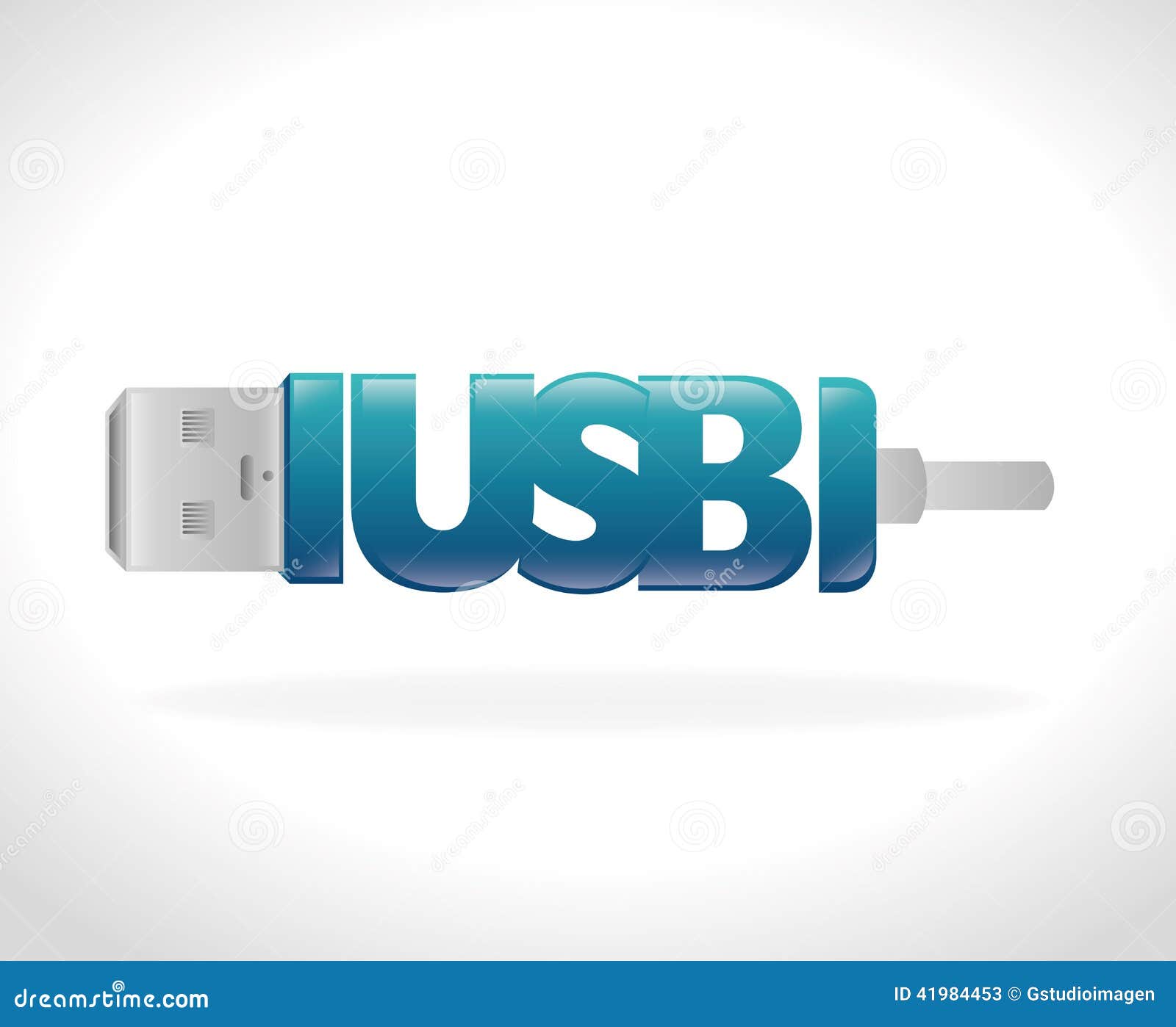 USB design stock vector. Illustration of electronic, portable - 41984453