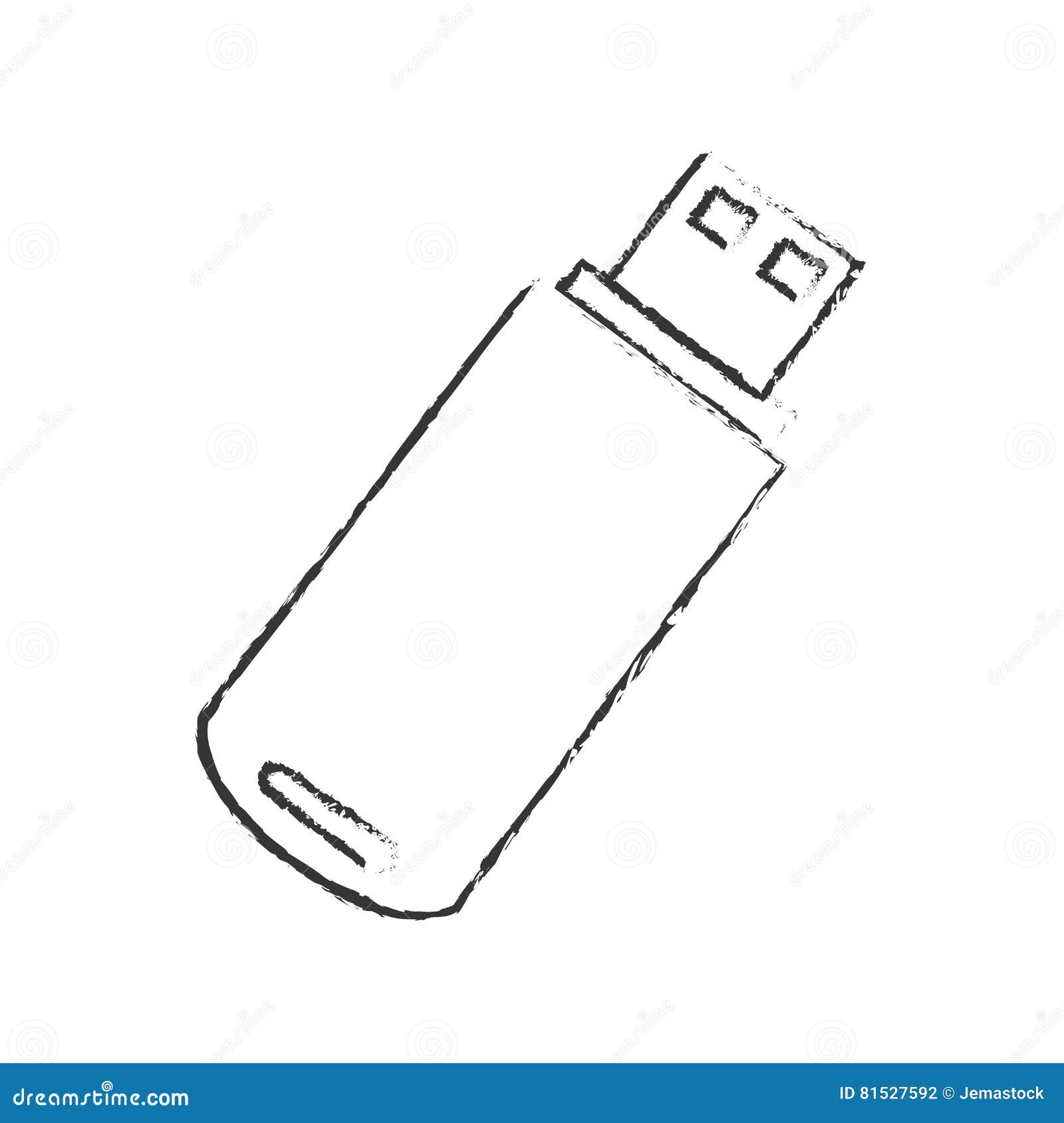 Usb device design stock vector. Illustration of electric - 81527592