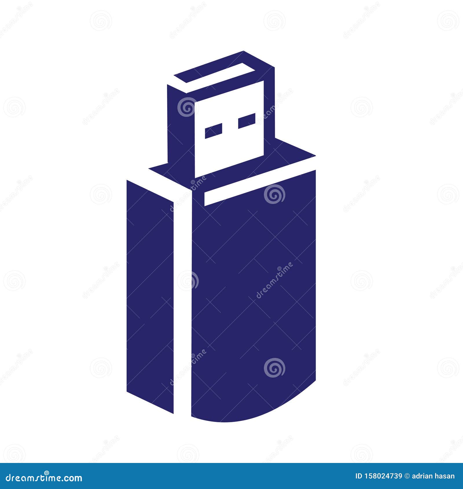 USB Device Simpel Logo Icon Vector Ilustration Stock Vector ...