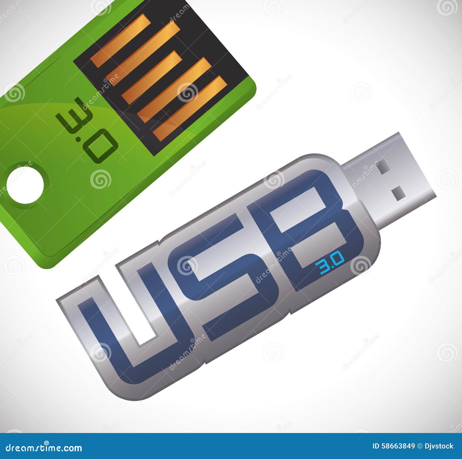 USB digital design stock vector. Illustration of storage - 58663849