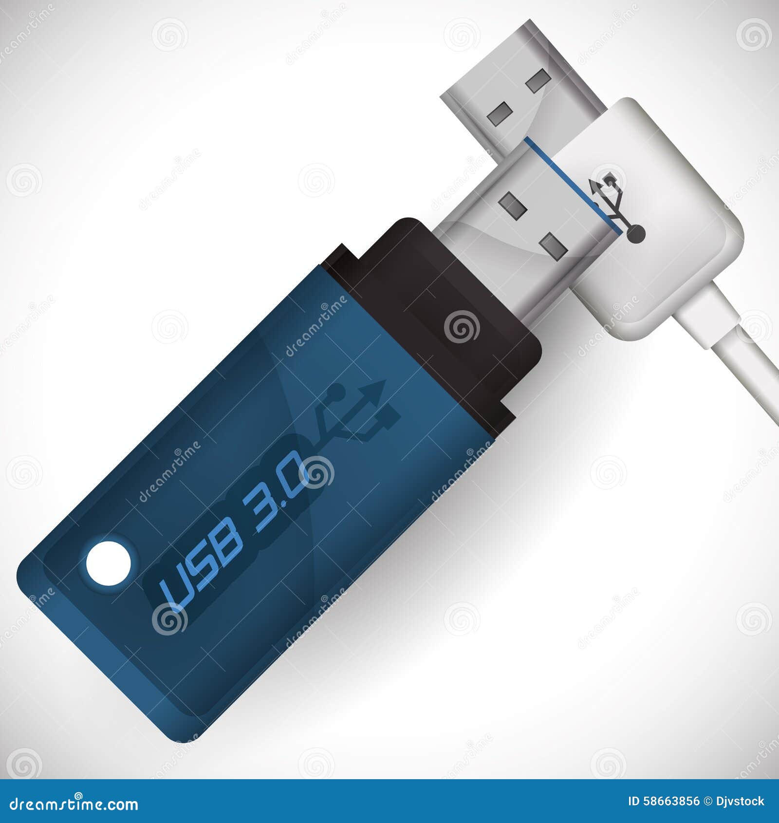 USB digital design stock vector. Illustration of digital - 58663856