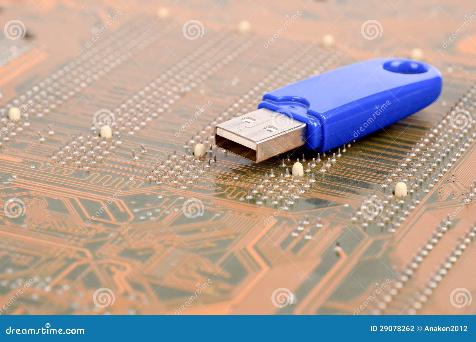 USB disk and PCB stock photo. Image of hardware, electrical - 29078262
