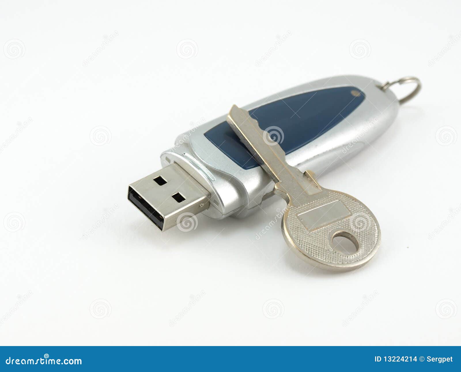 USB drive and key stock photo. Image of plug, mobility - 13224214