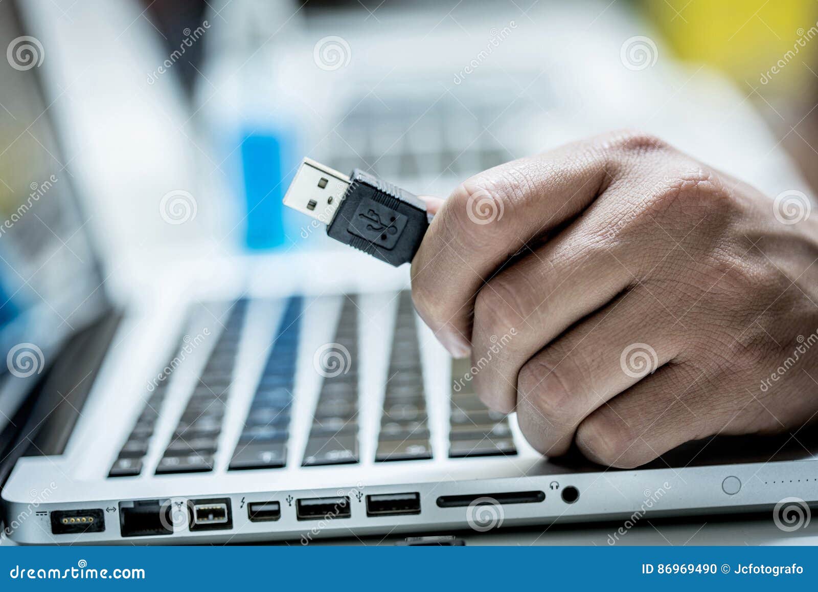 USB drives connected stock photo. Image of equipment - 86969490