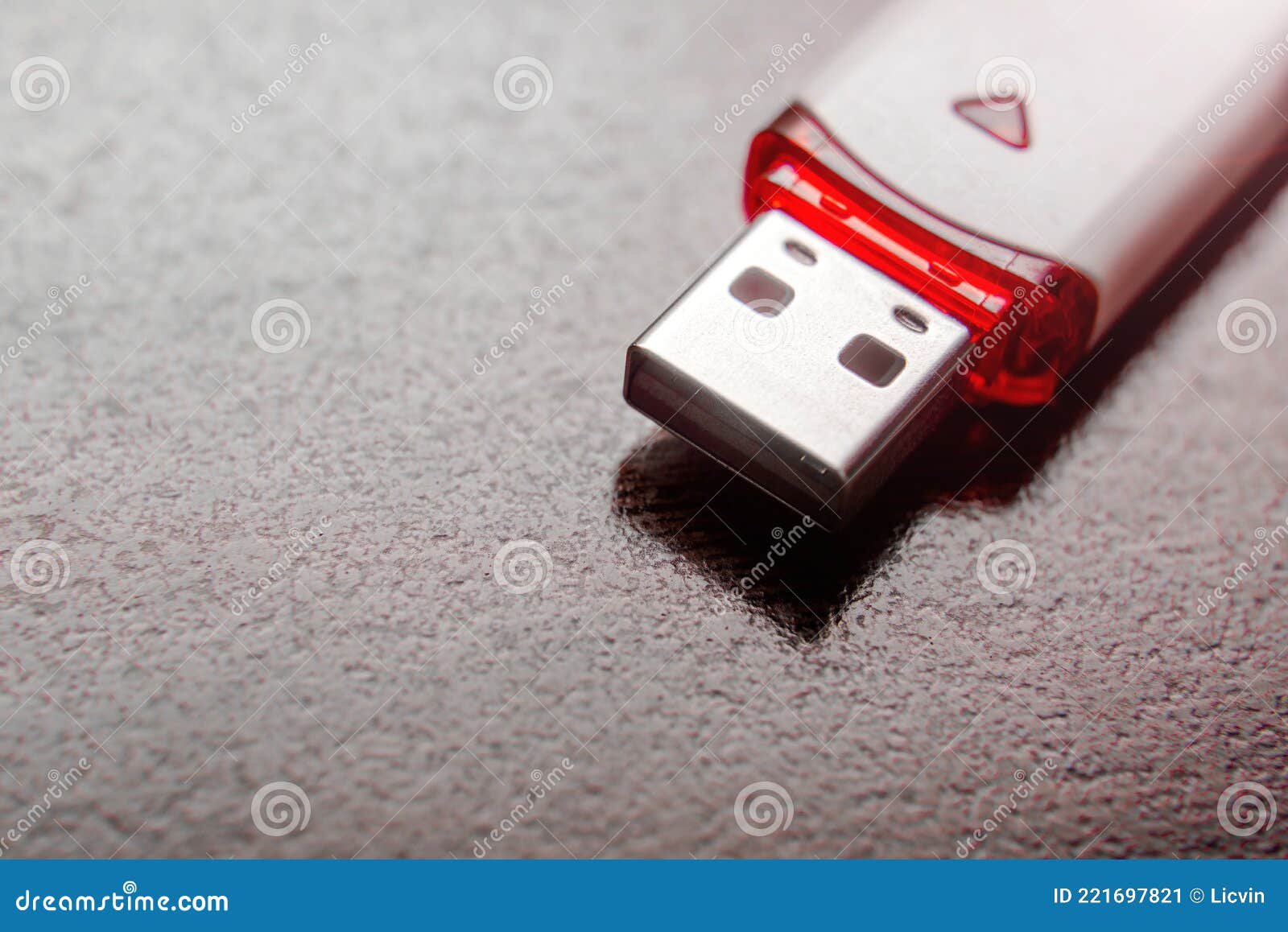USB Flash Card with White Color Stock Image - Image of information ...