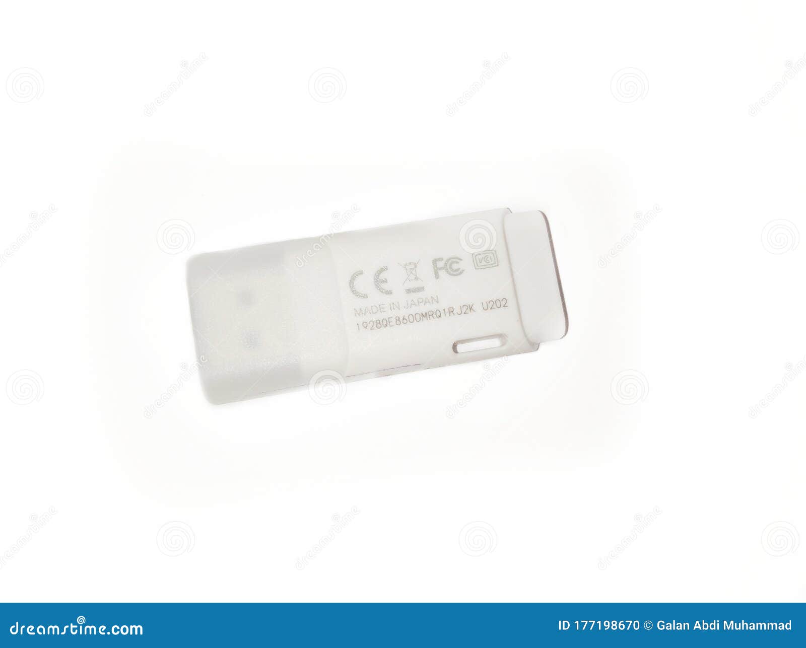 USB Flash Disk Isolated on White Background Stock Photo - Image of ...