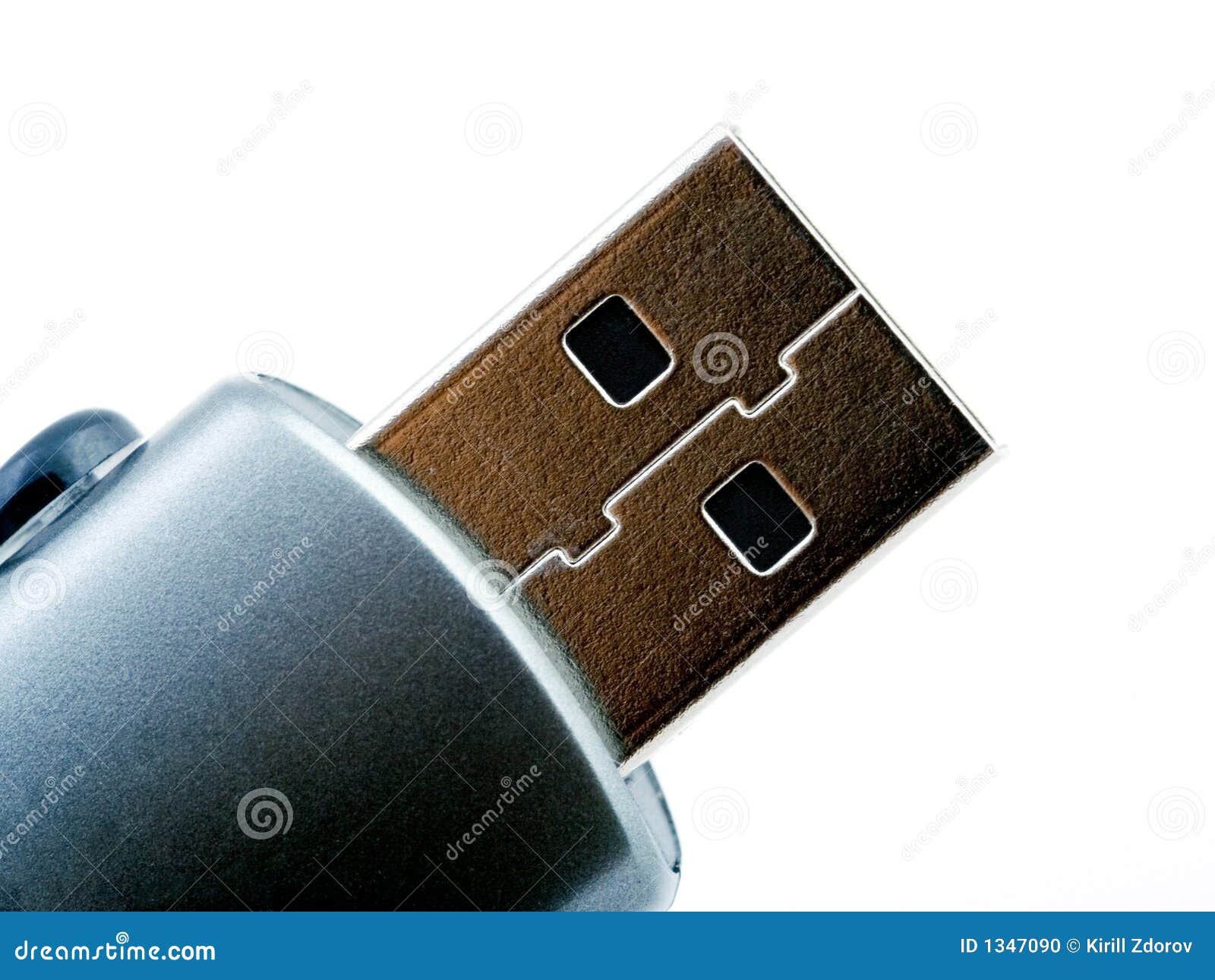 Usb flash drive stock photo. Image of isolated, plug, connection - 1347090