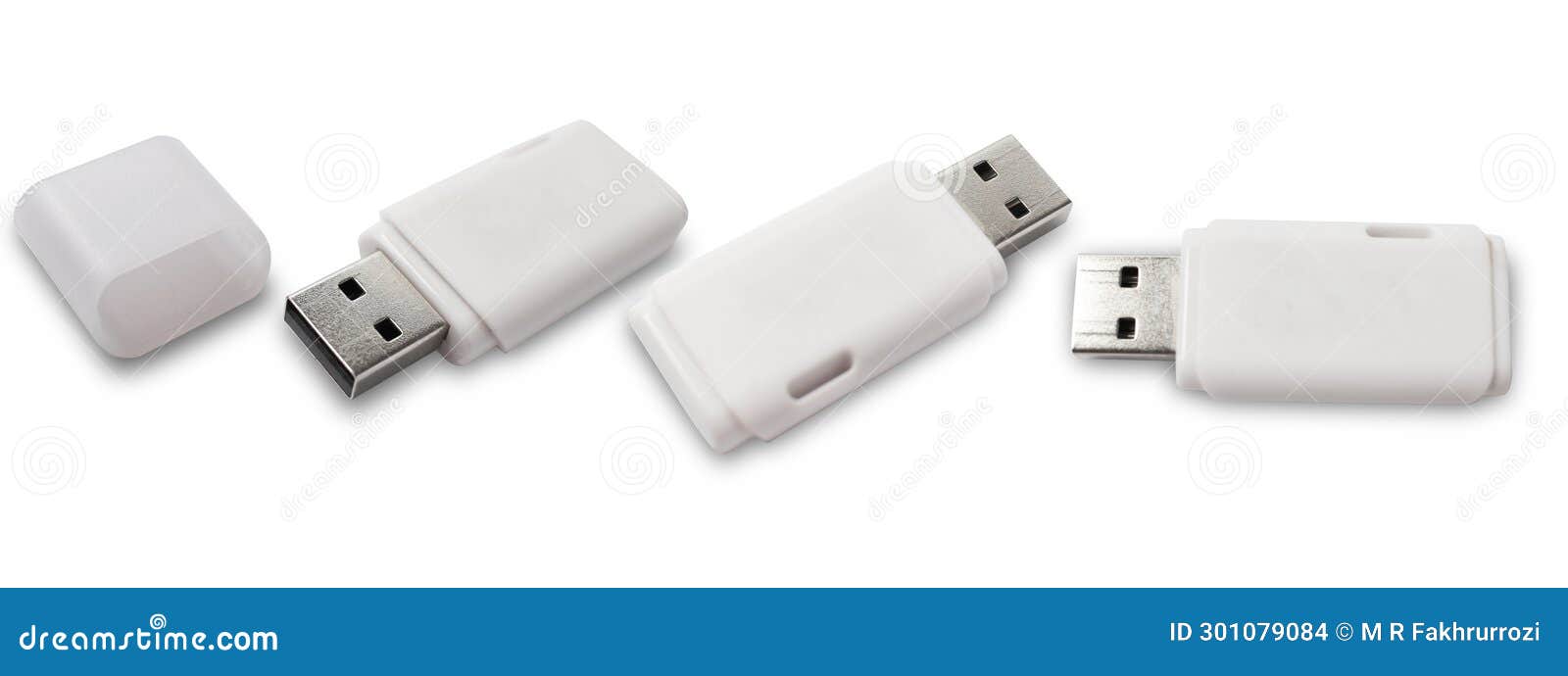 USB Flash Drive Disk Memory Stick. Cut Out Isolated Stock Photo - Image ...