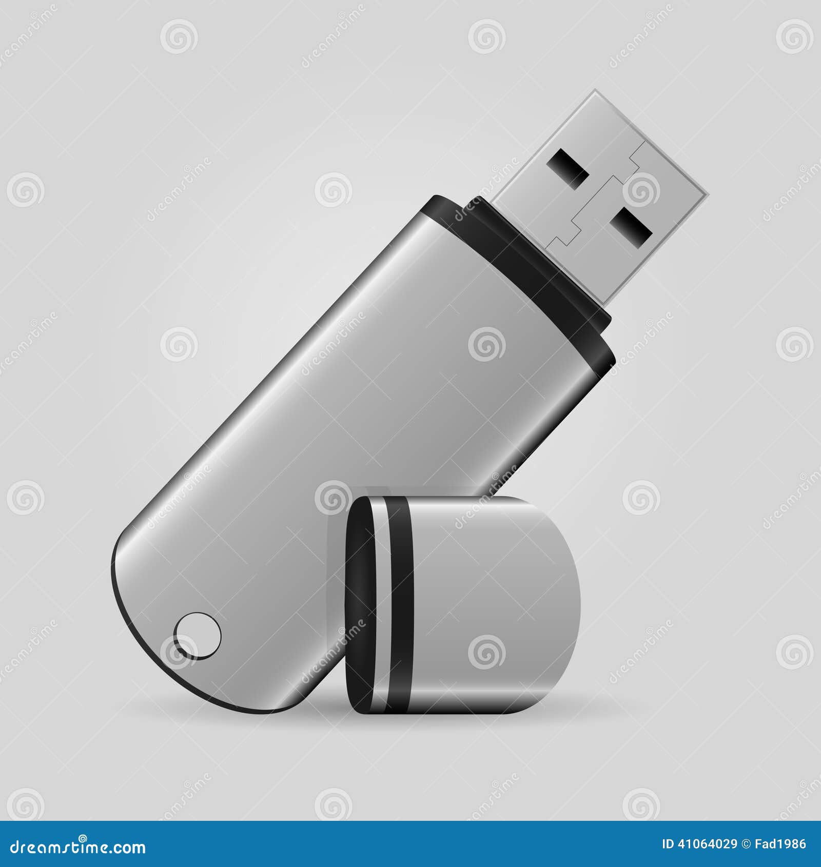 USB flash drive stock vector. Illustration of memory - 41064029