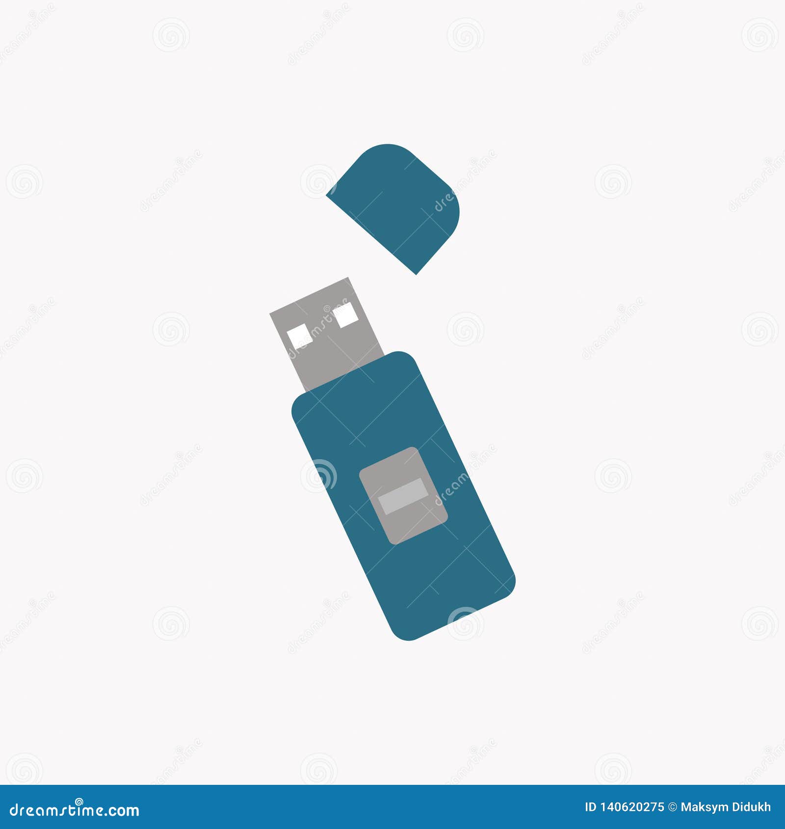 USB Flash Drive Icon. Disk. Vector Illustration. EPS 10 Stock ...