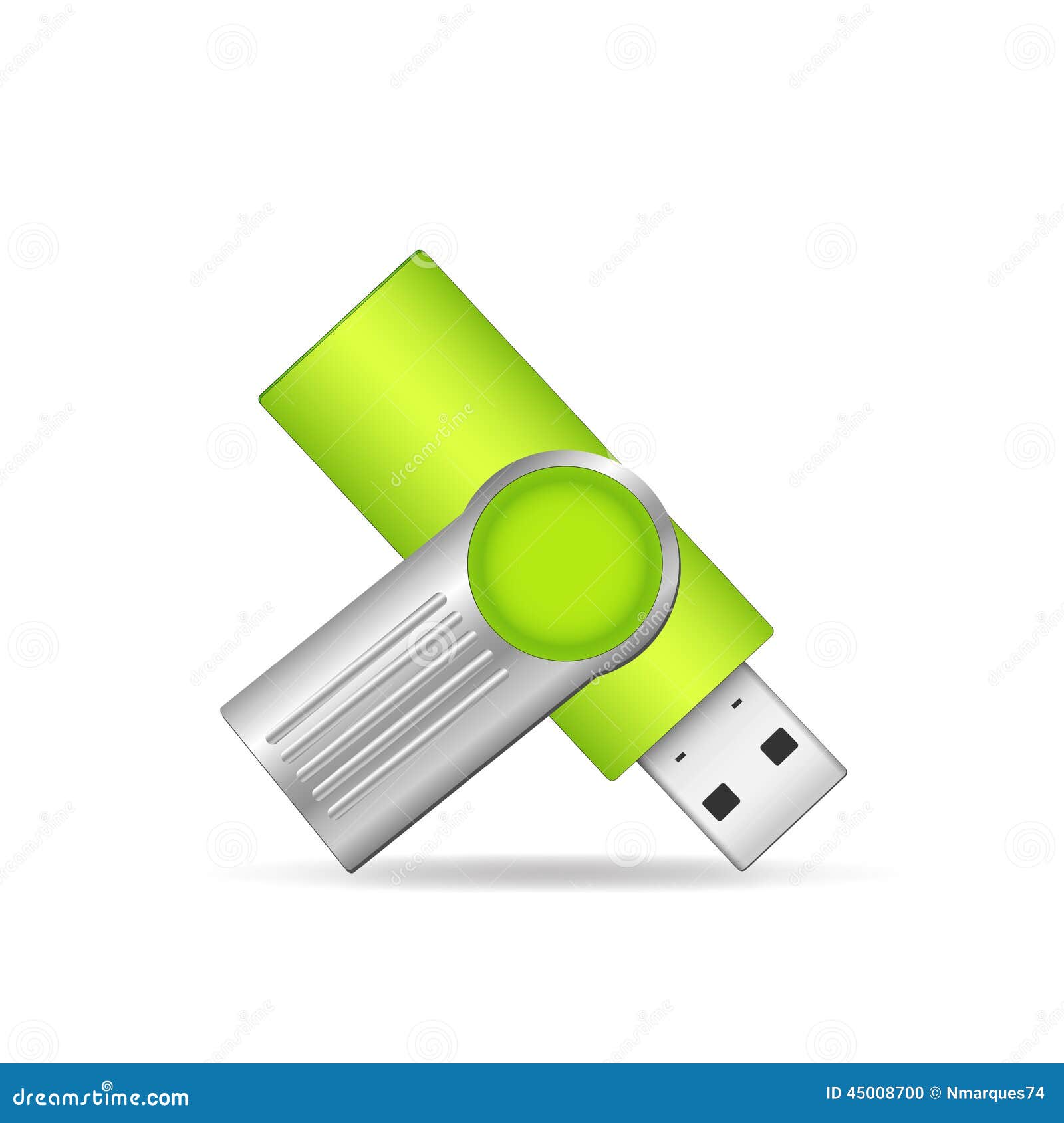 USB Flash Drive stock vector. Illustration of drive, backup - 45008700