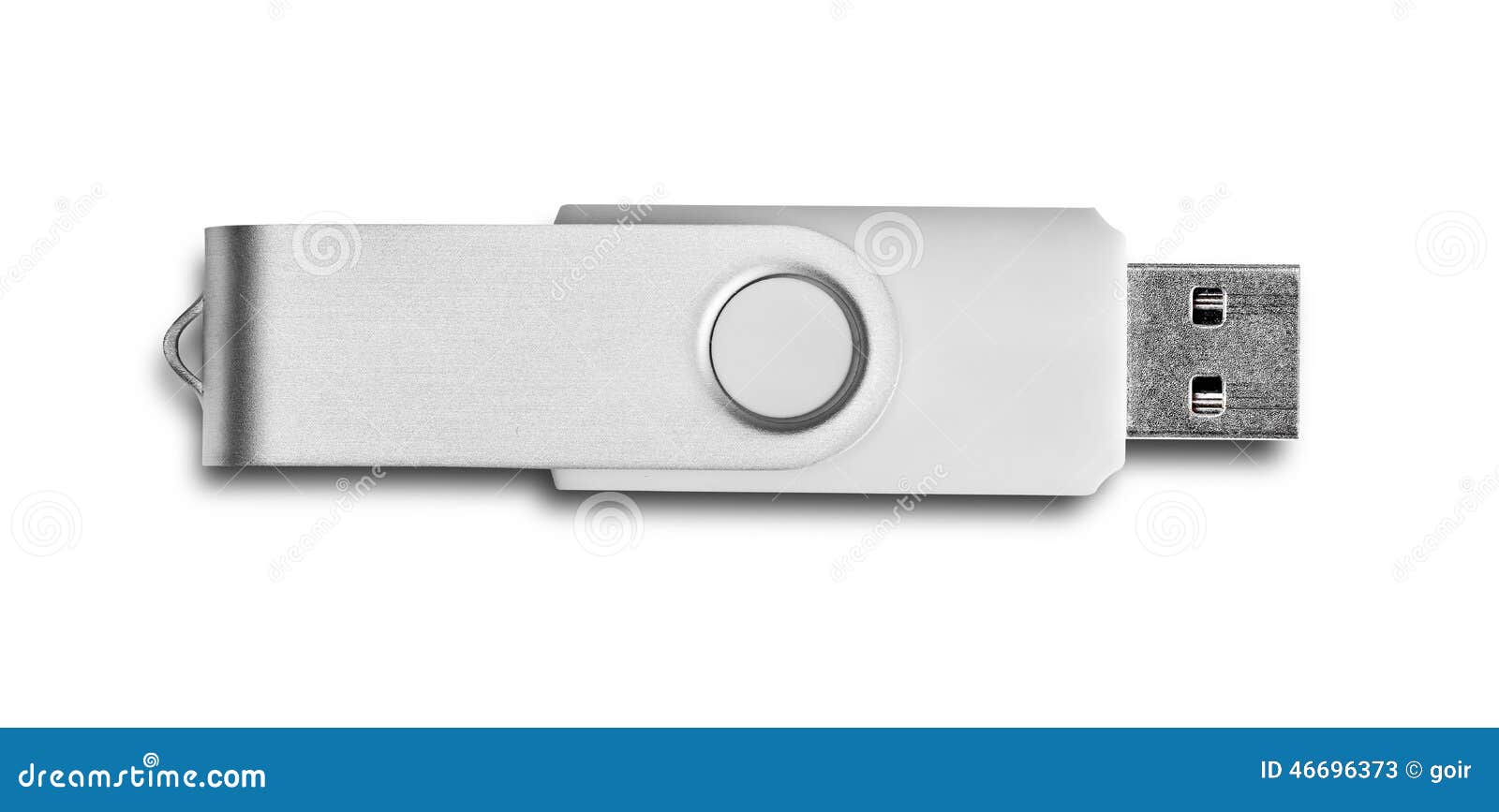 Usb flash drive stock image. Image of microdrive, silver - 46696373