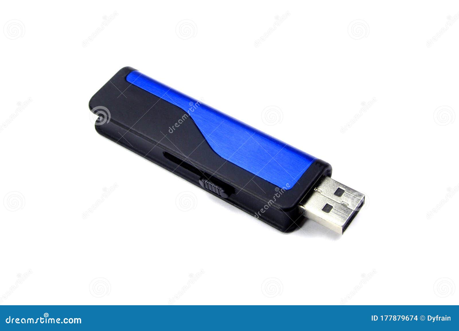 USB Flash Drive Isolated on a White Background Stock Photo - Image of ...