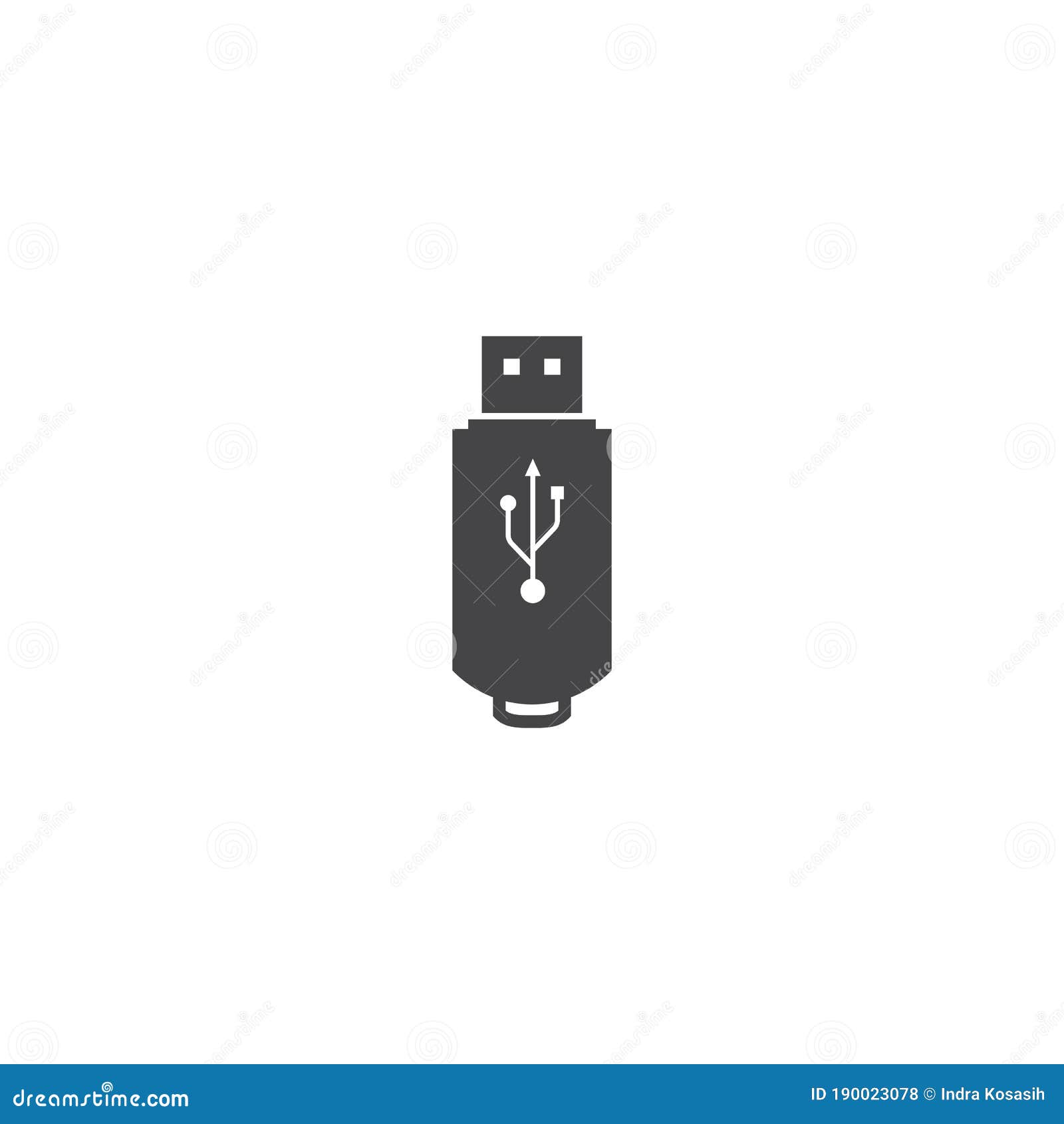 USB Flash Drive Logo Vector Icon Template Stock Vector - Illustration ...