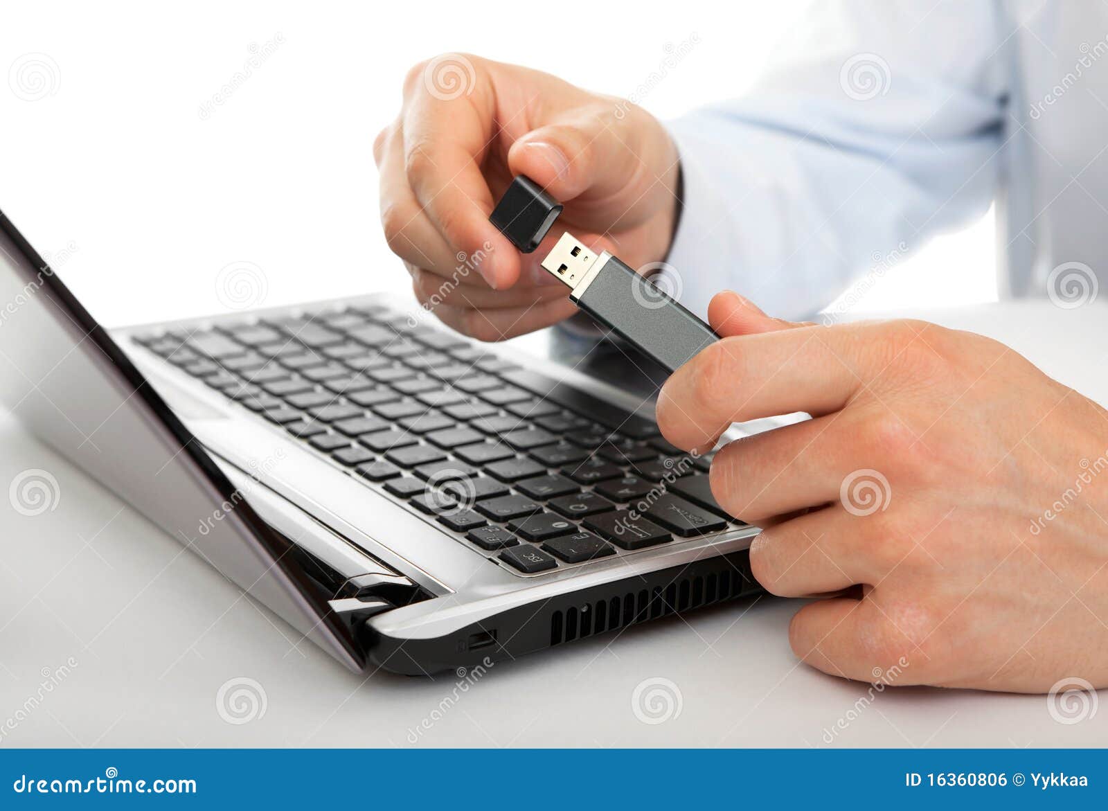 USB Flash Drive in the Men S Hands Stock Photo - Image of tool ...
