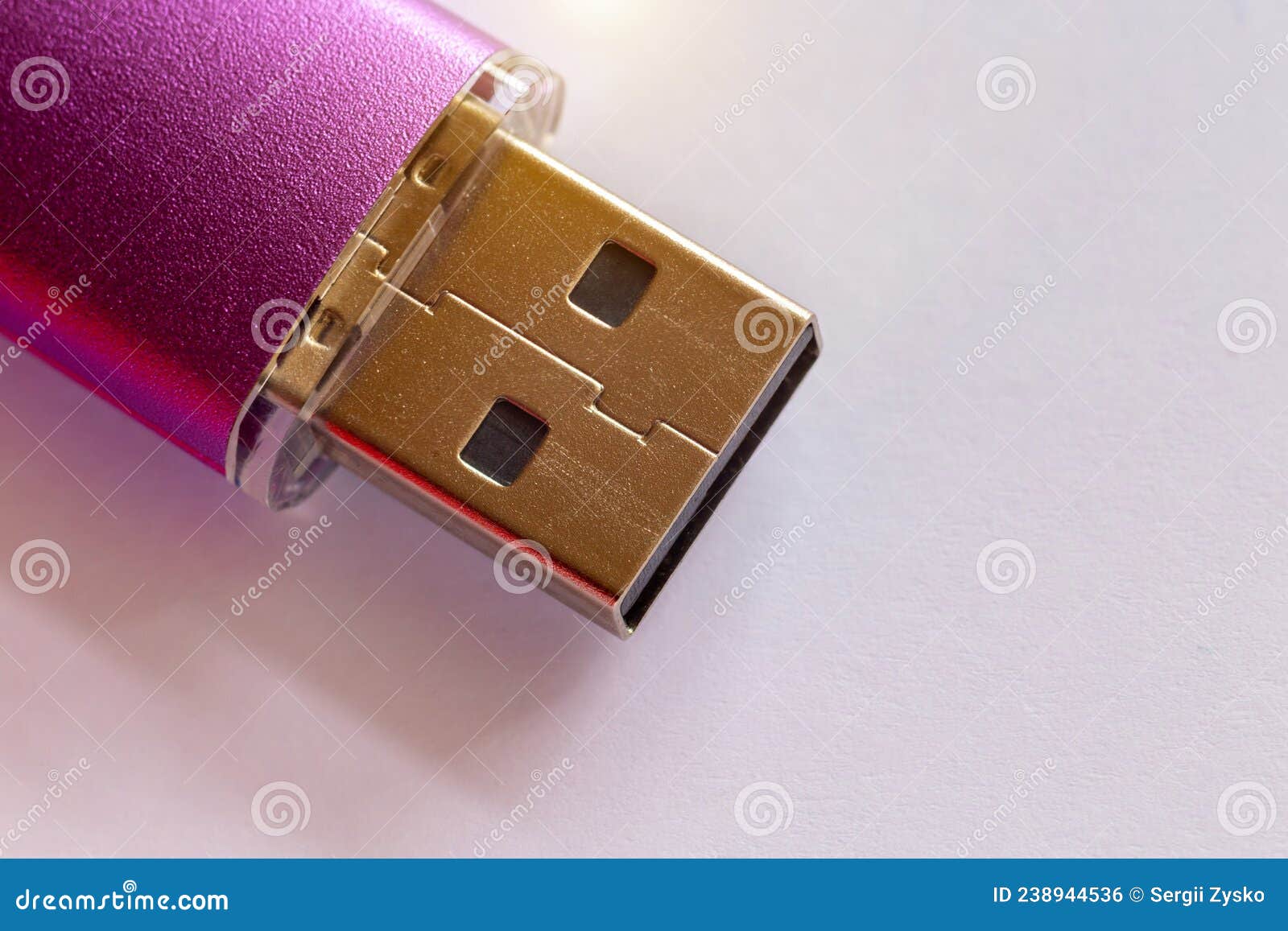 USB Flash Drive for Recording Photos and Electronic Data Stock Photo ...