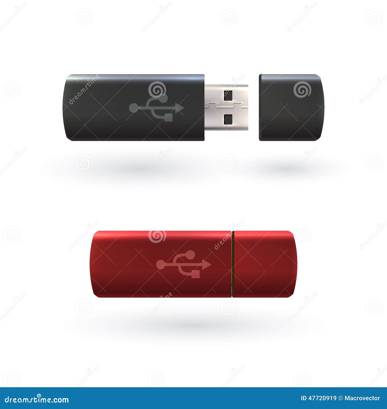 Usb Flash Drive stock vector. Illustration of design - 47720919