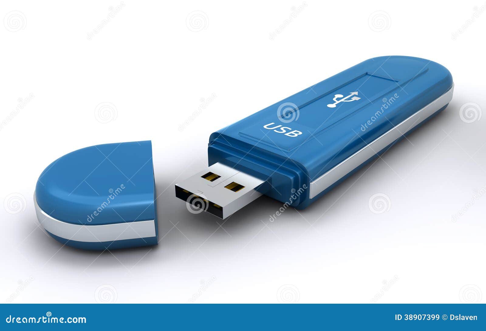 Usb flash memory stock illustration. Illustration of gigabytes - 38907399
