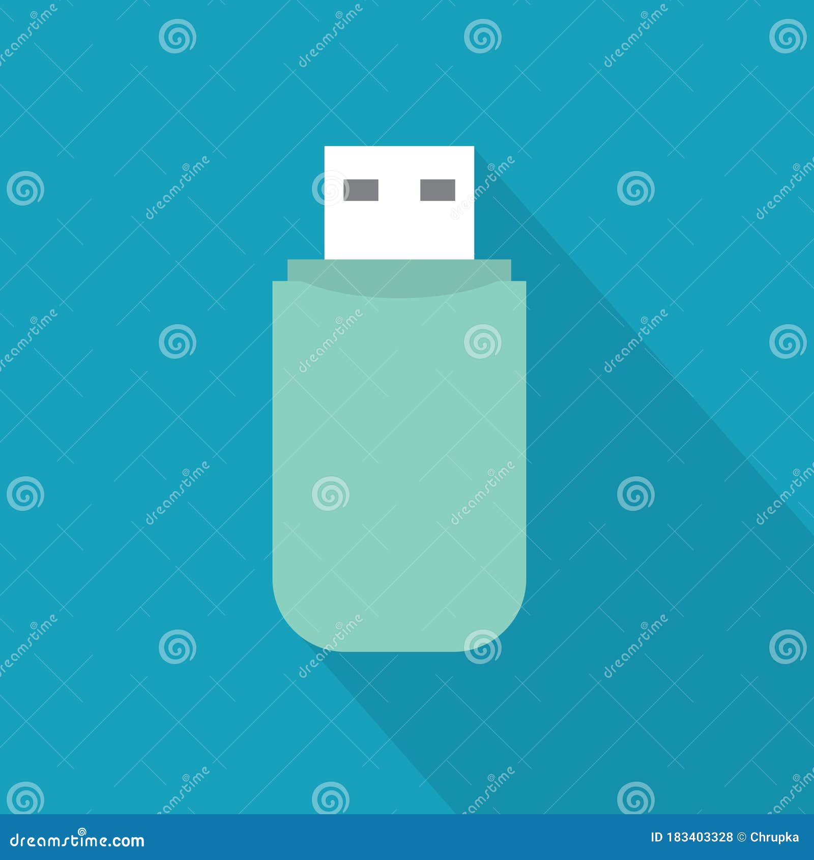USB flash pen drive icon stock vector. Illustration of disk - 183403328
