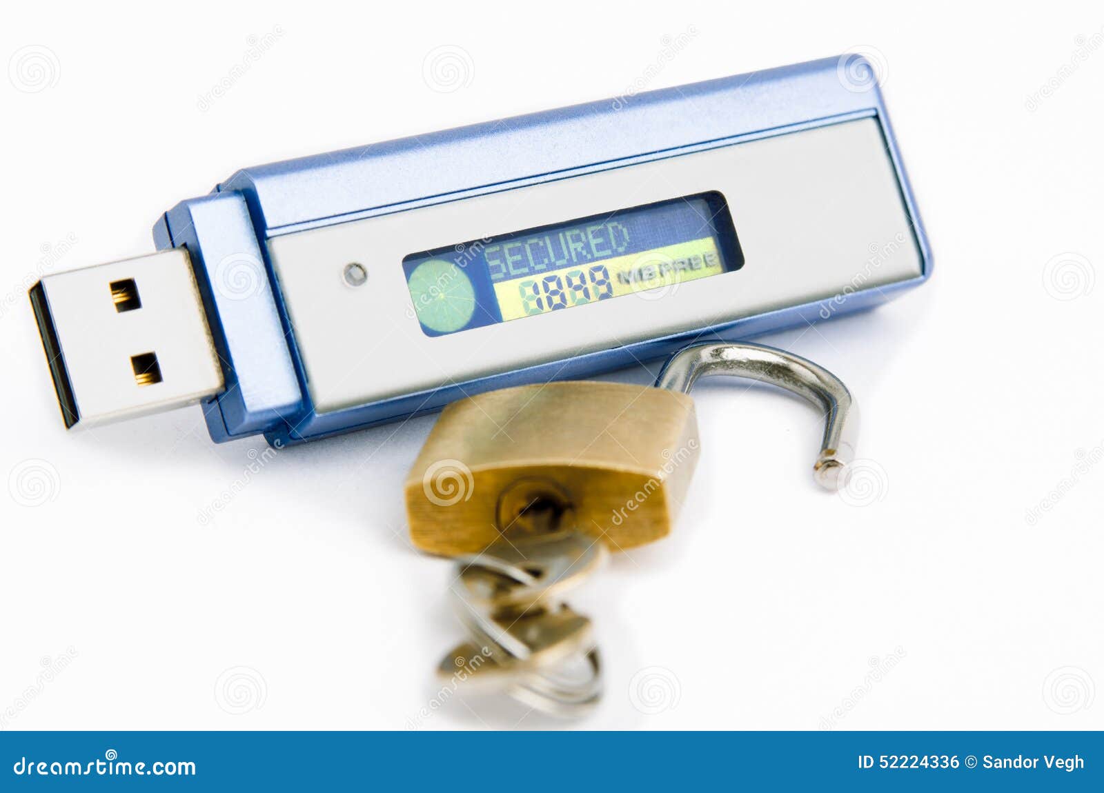 USB flash pendrive stock photo. Image of information - 52224336