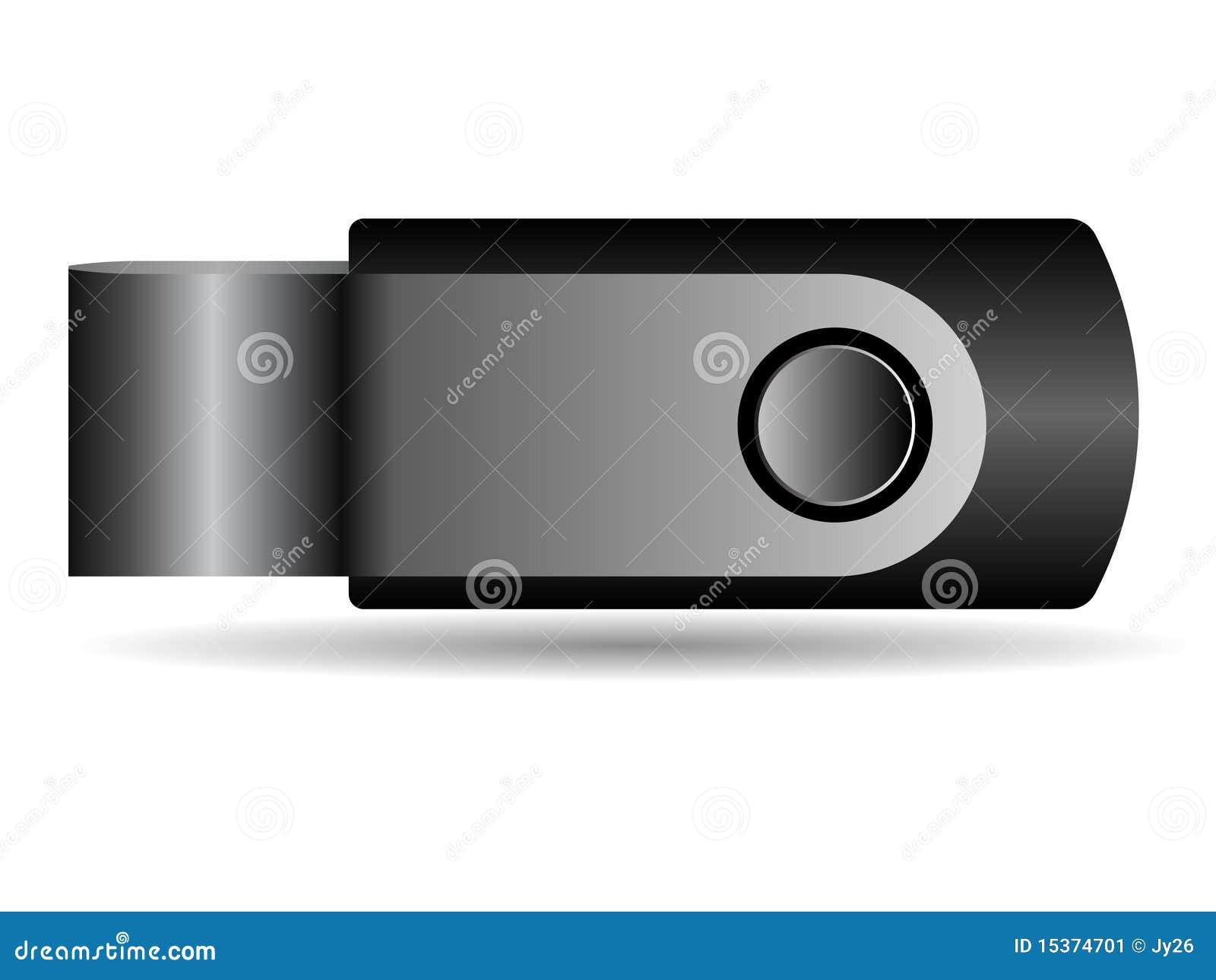 Usb flush drive stock vector. Illustration of disk, backup - 15374701