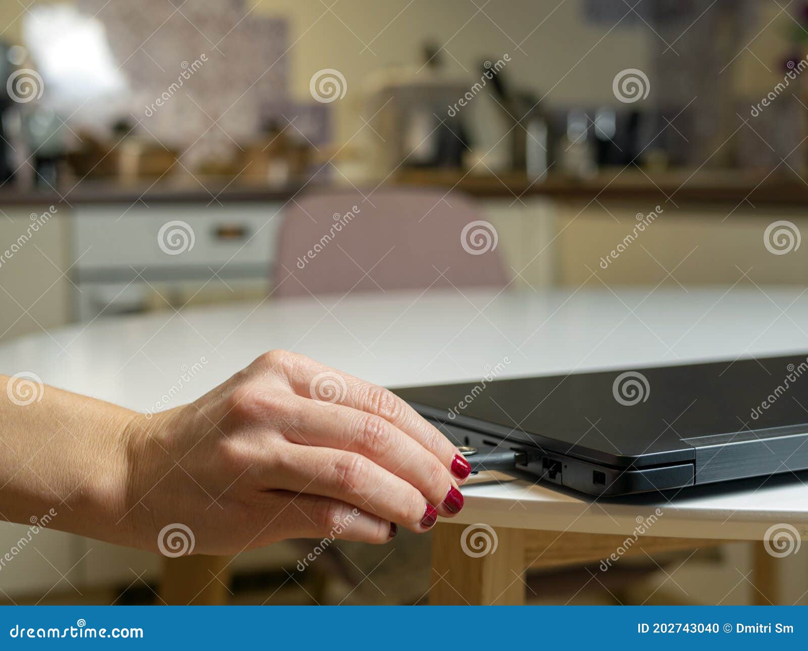 Usb on hand stock photo. Image of help, multimedia, input - 202743040