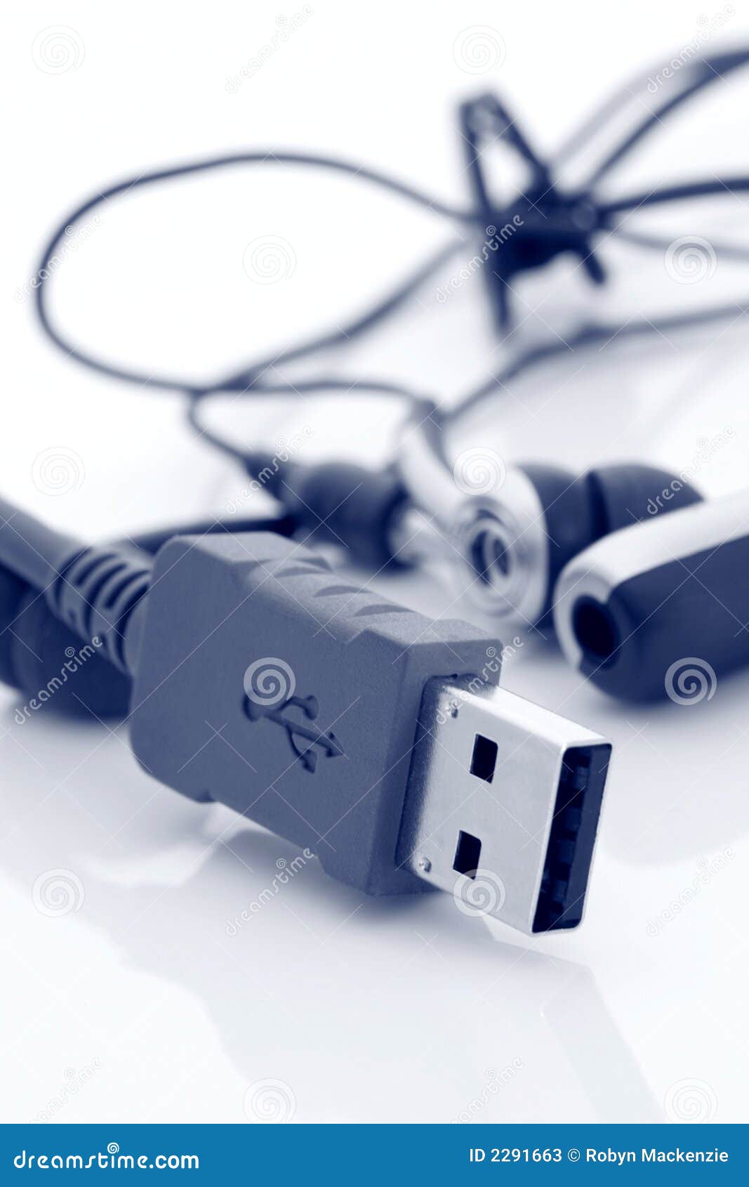 USB and Hands-free Kit stock image. Image of jack, internet - 2291663