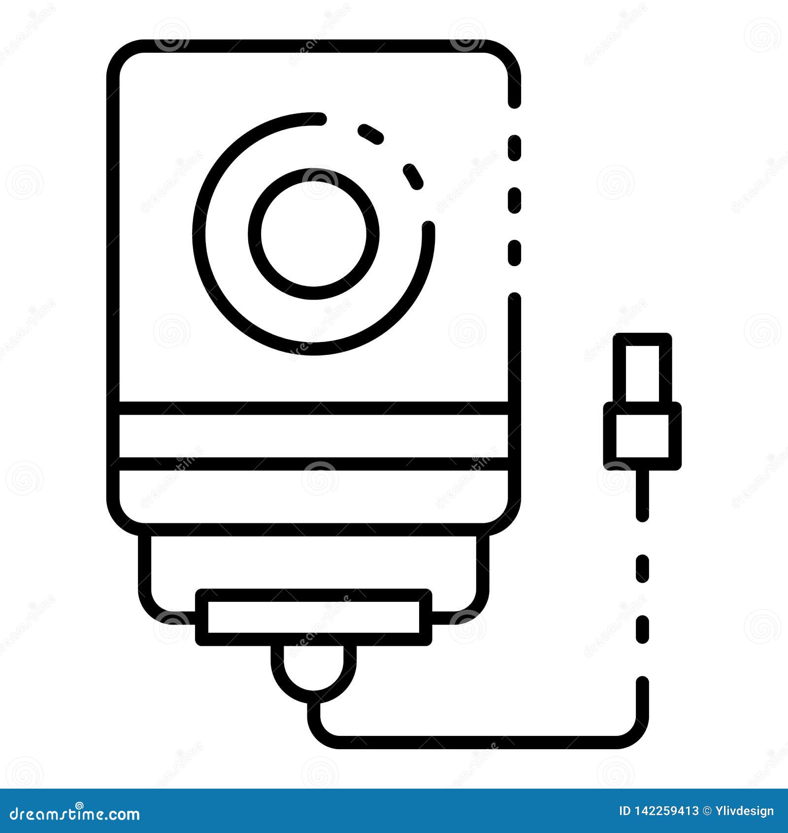 Usb Hard Disk Icon, Outline Style Stock Vector - Illustration of ... Usb Hard Disk Icon, Outline Style Stock Vector - Illustration of ...