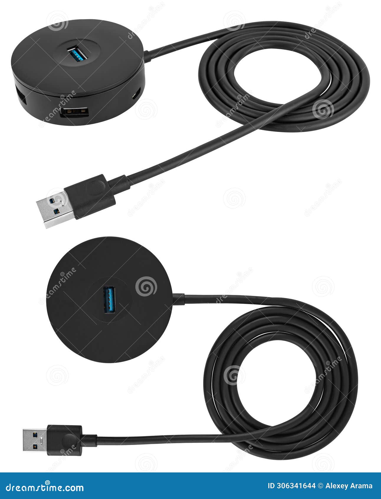 Usb-hub Adapter Cable for Computer Stock Photo - Image of network, data ...