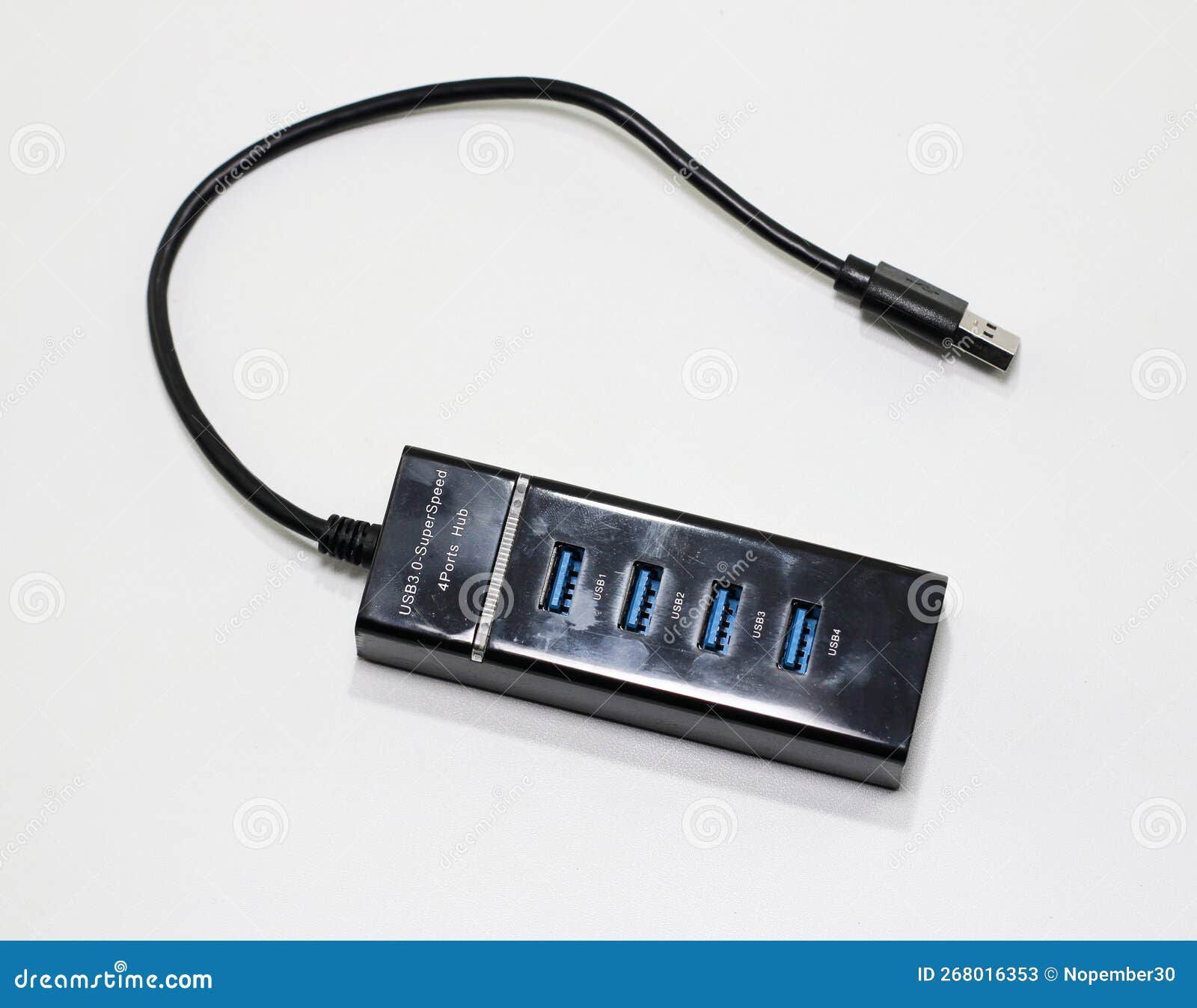 USB hub isolated stock image. Image of communication - 268016353