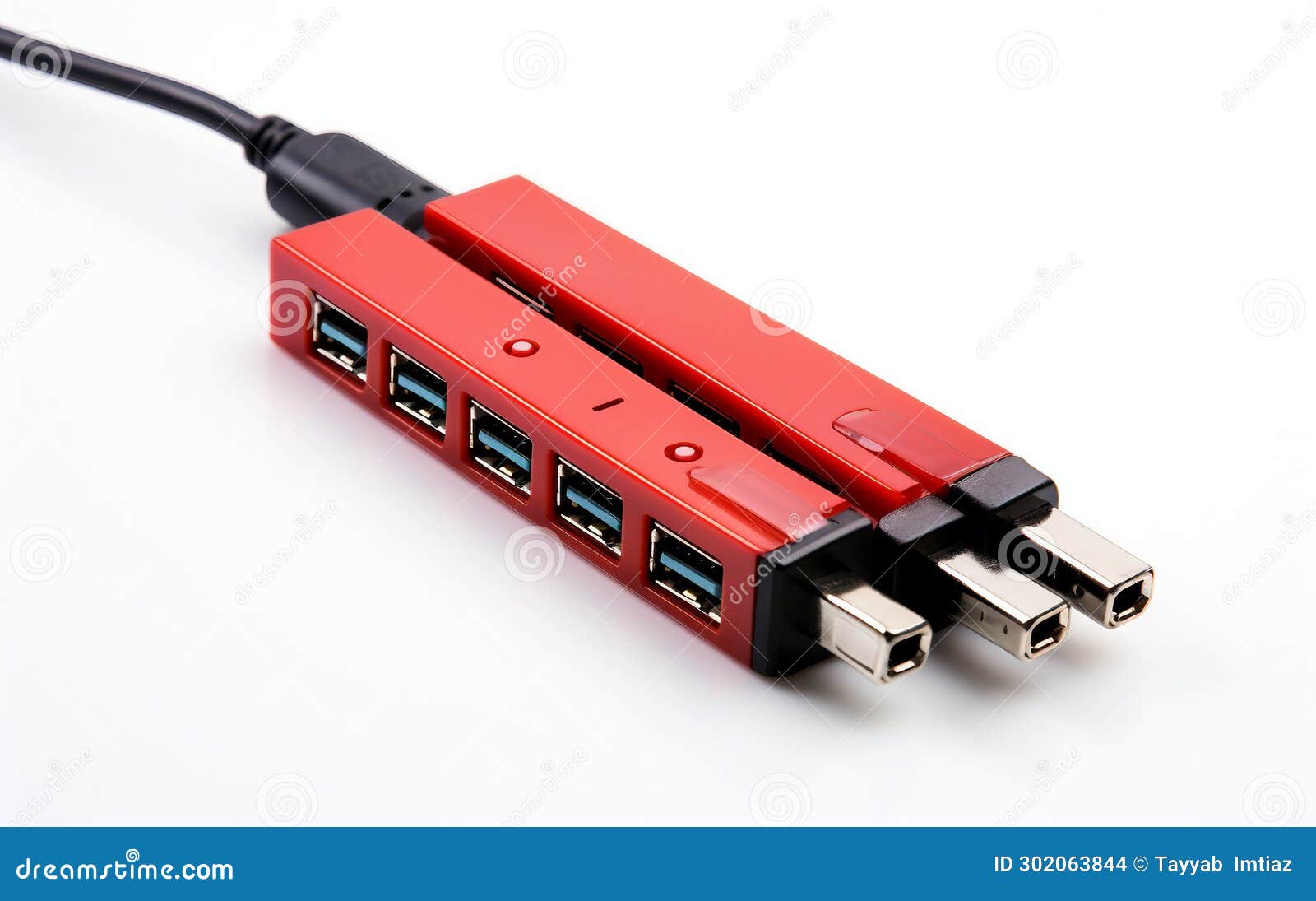 USB Hub Isolated On Transparent Background. Stock Photo | CartoonDealer ...