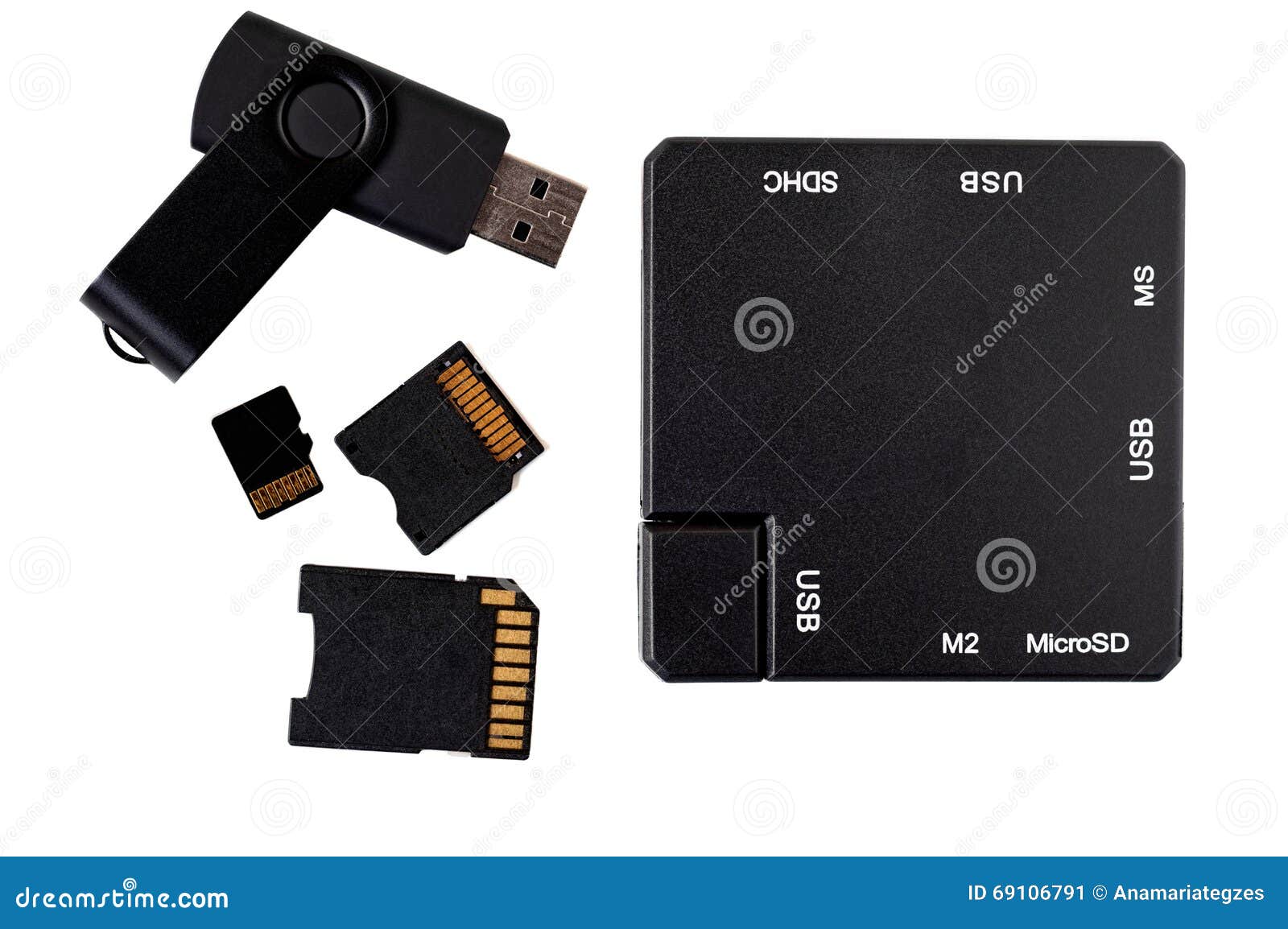 USB Hub stock image. Image of writing, minisd, peripheral - 69106791